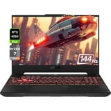 ASUS TUF A17 Gaming Laptop, AMD Ryzen 7 7735HS, 64 GB DDR5 RAM, 1 TB ...