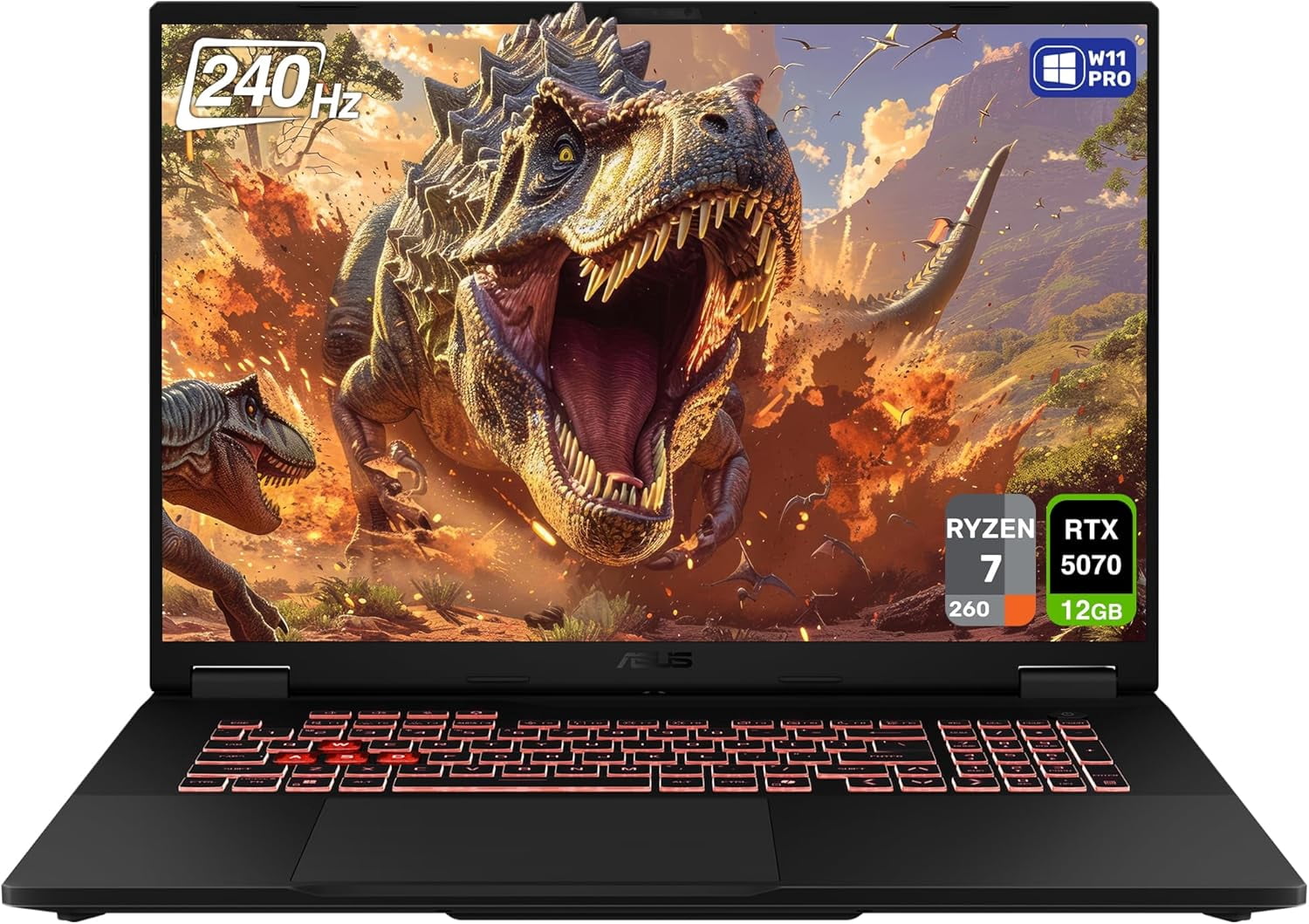 ASUS TUF A18 Gaming Laptop, AMD Ryzen 7-260, 32 GB DDR5 RAM, 2 TB PCle ...