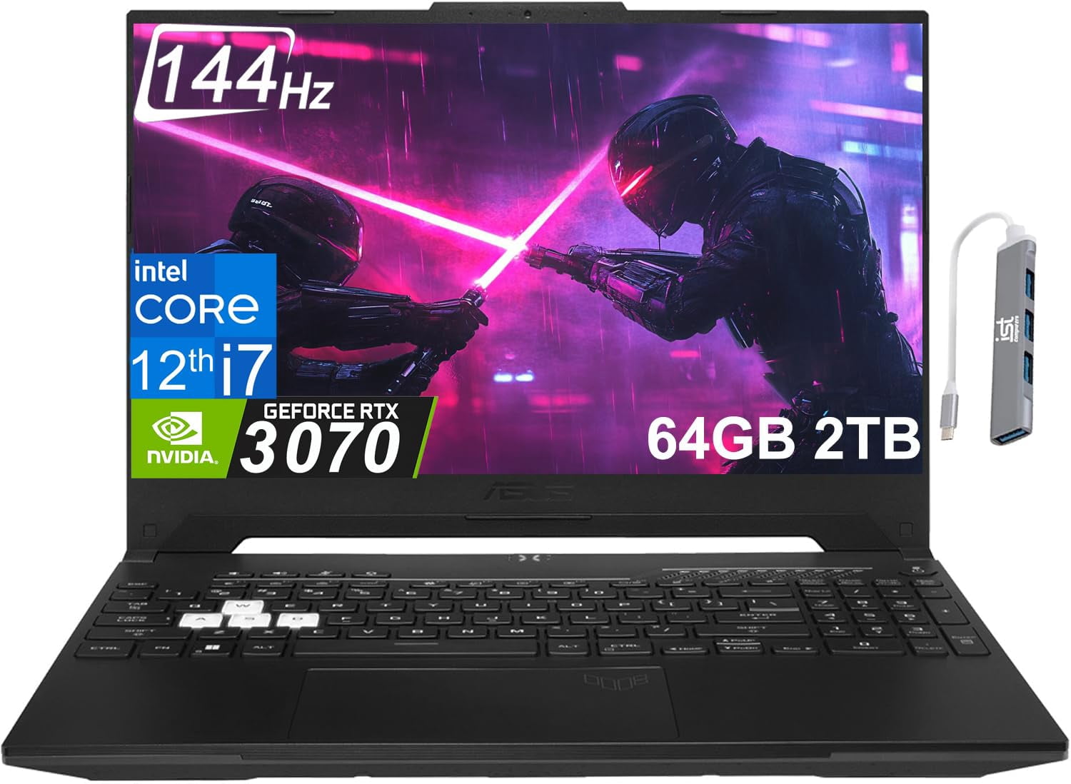 ASUS TUF Dash F15 Gaming Laptop (15.6" 144Hz, Geforce RTX 3070 8GB ...