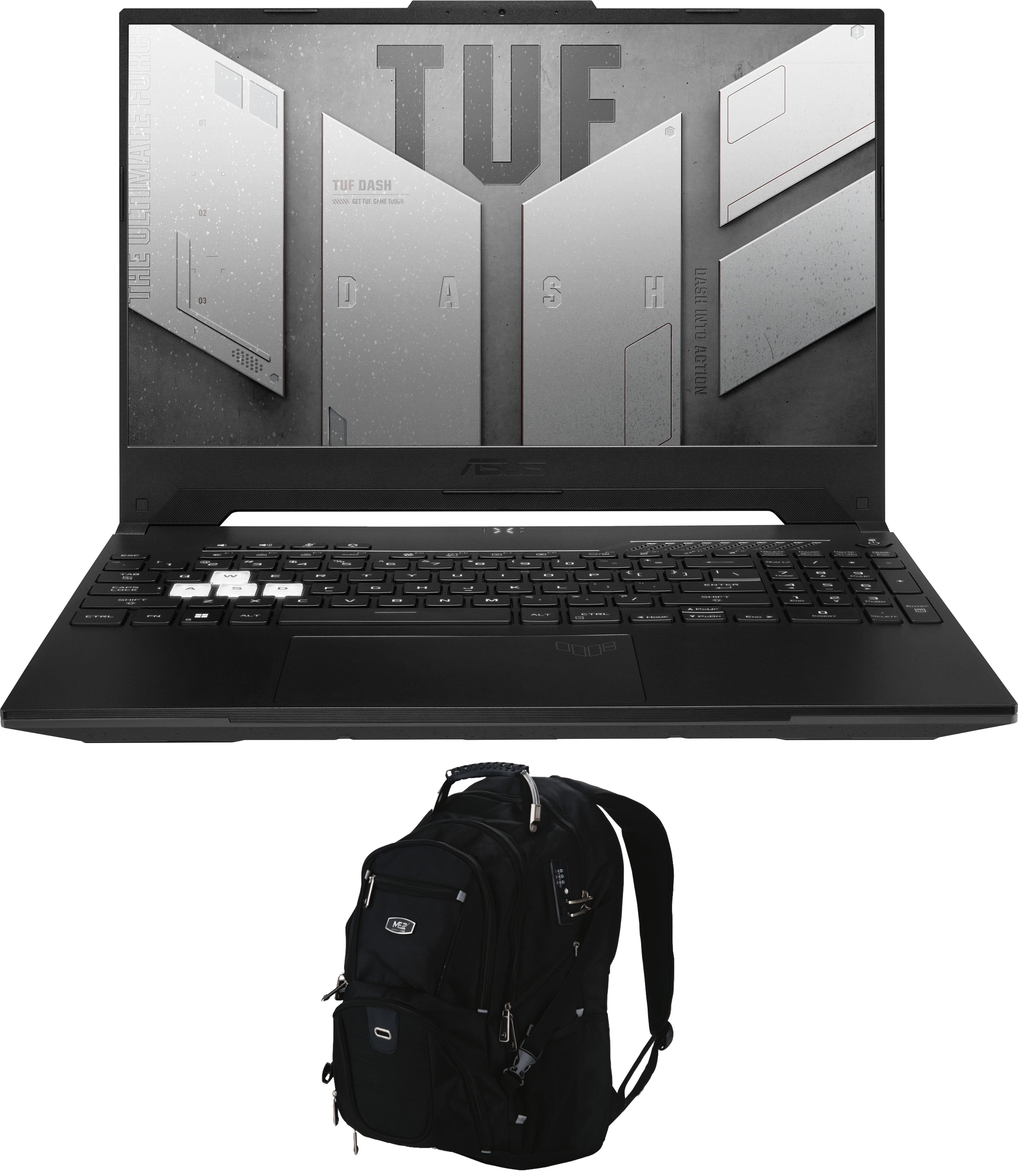 ASUS TUF Dash FX517ZR Gaming Laptop (Intel i7-12650H 10-Core, 15.6in ...