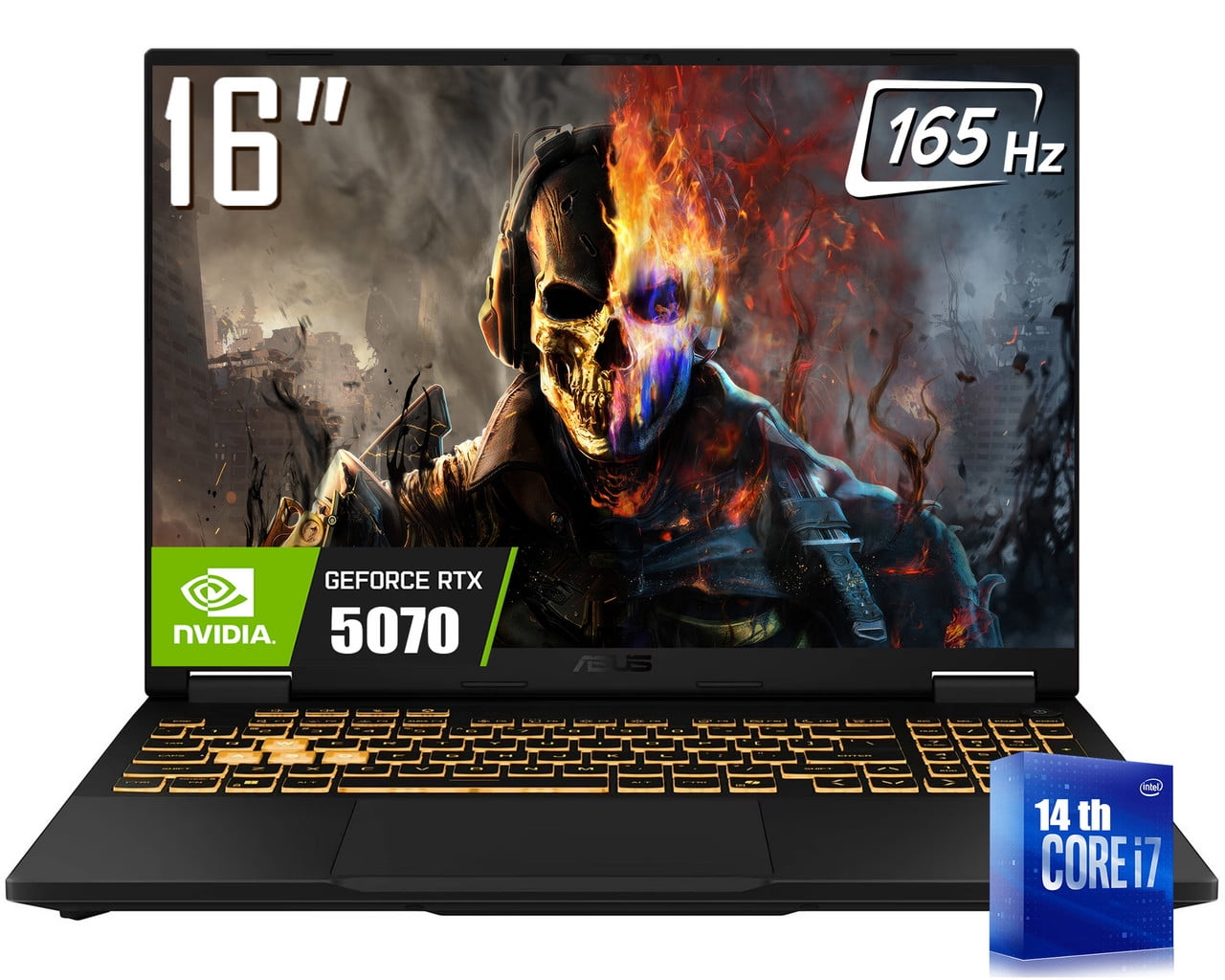 ASUS TUF F16 Gaming Laptop, 16" 1920 x 1200 FHD+ 165Hz LED Display ...