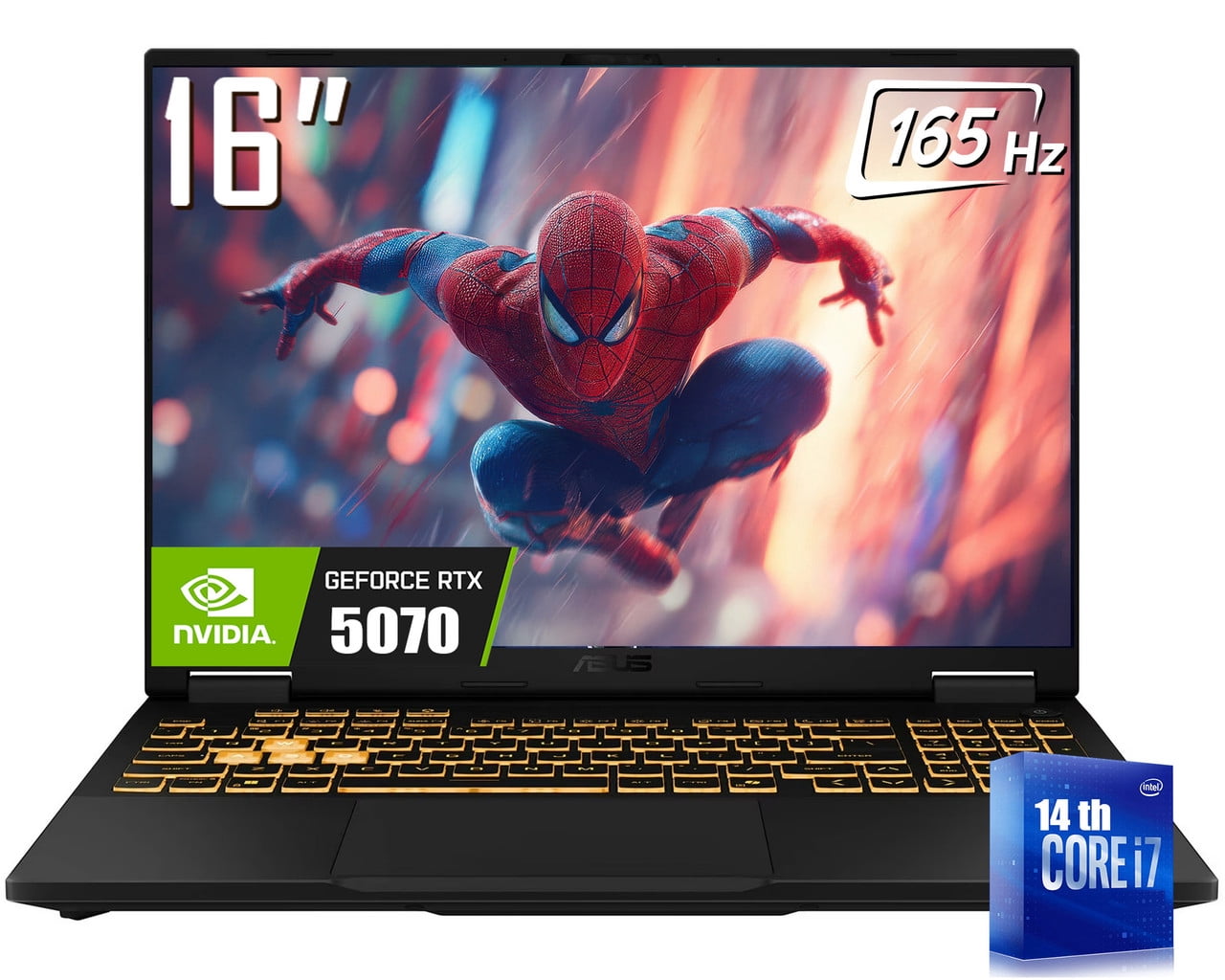 ASUS TUF F16 Gaming Laptop, 16" 1920 x 1200 FHD+ 165Hz LED Display ...