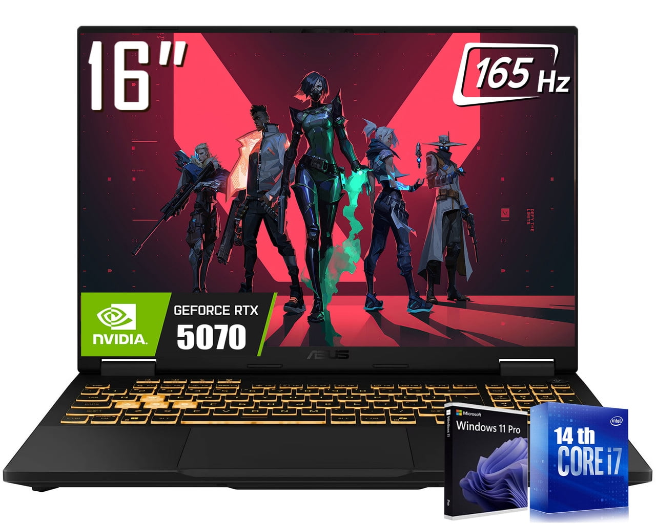 ASUS TUF F16 Gaming Laptop, 16" 1920 x 1200 FHD+ 165Hz LED Display ...