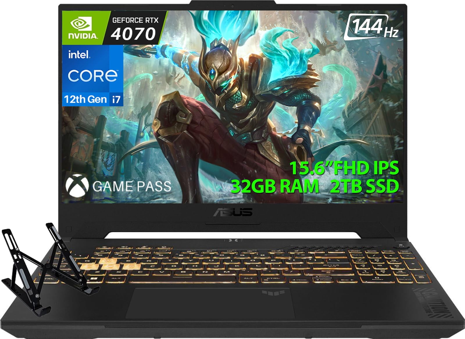 ASUS TUF Gaming Laptop High Performance, 15.6" FHD 144Hz Display, Intel ...