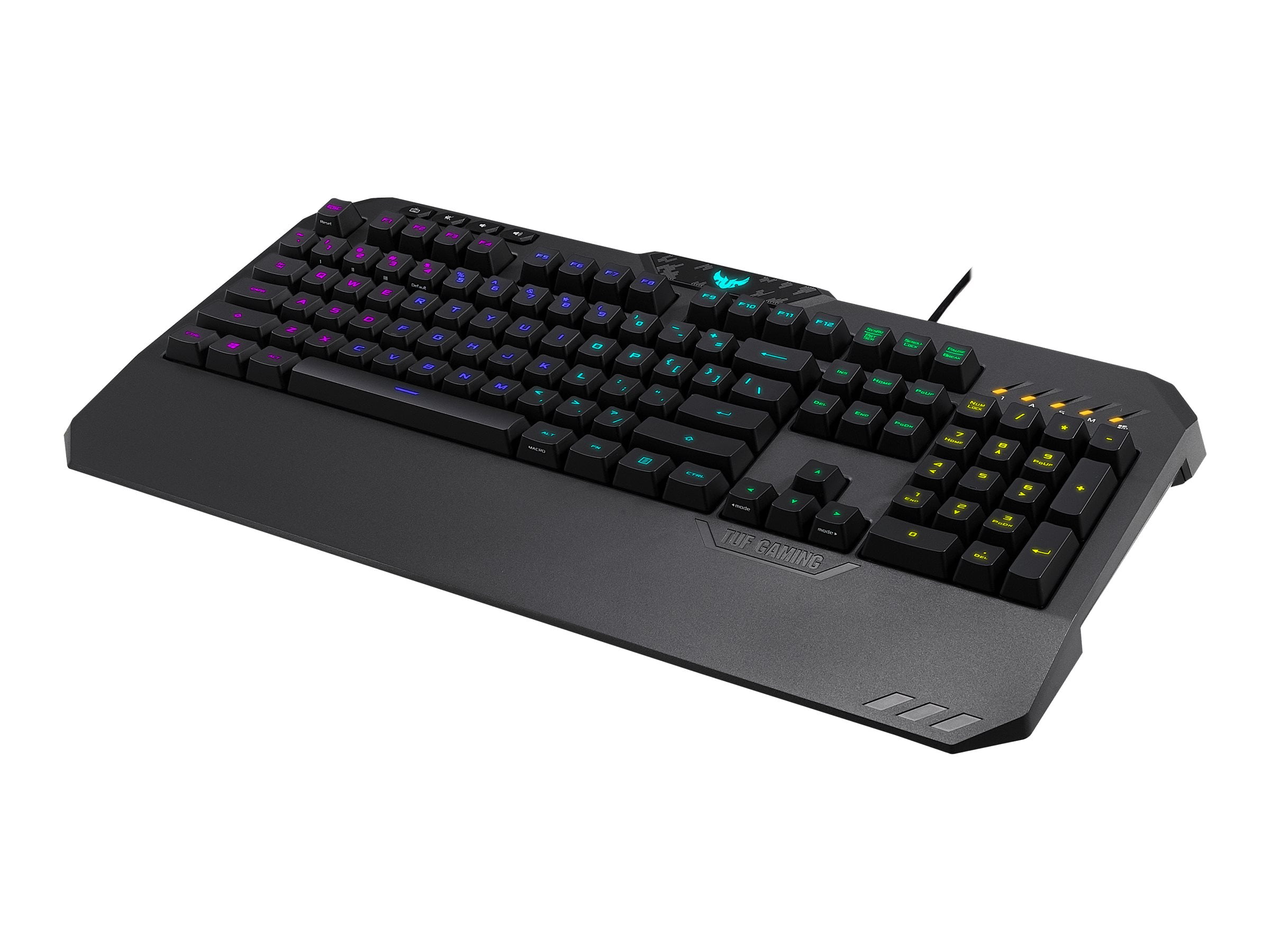 ASUS TUF Gaming K5 - Keyboard - backlit - USB - US - key switch: Mech ...