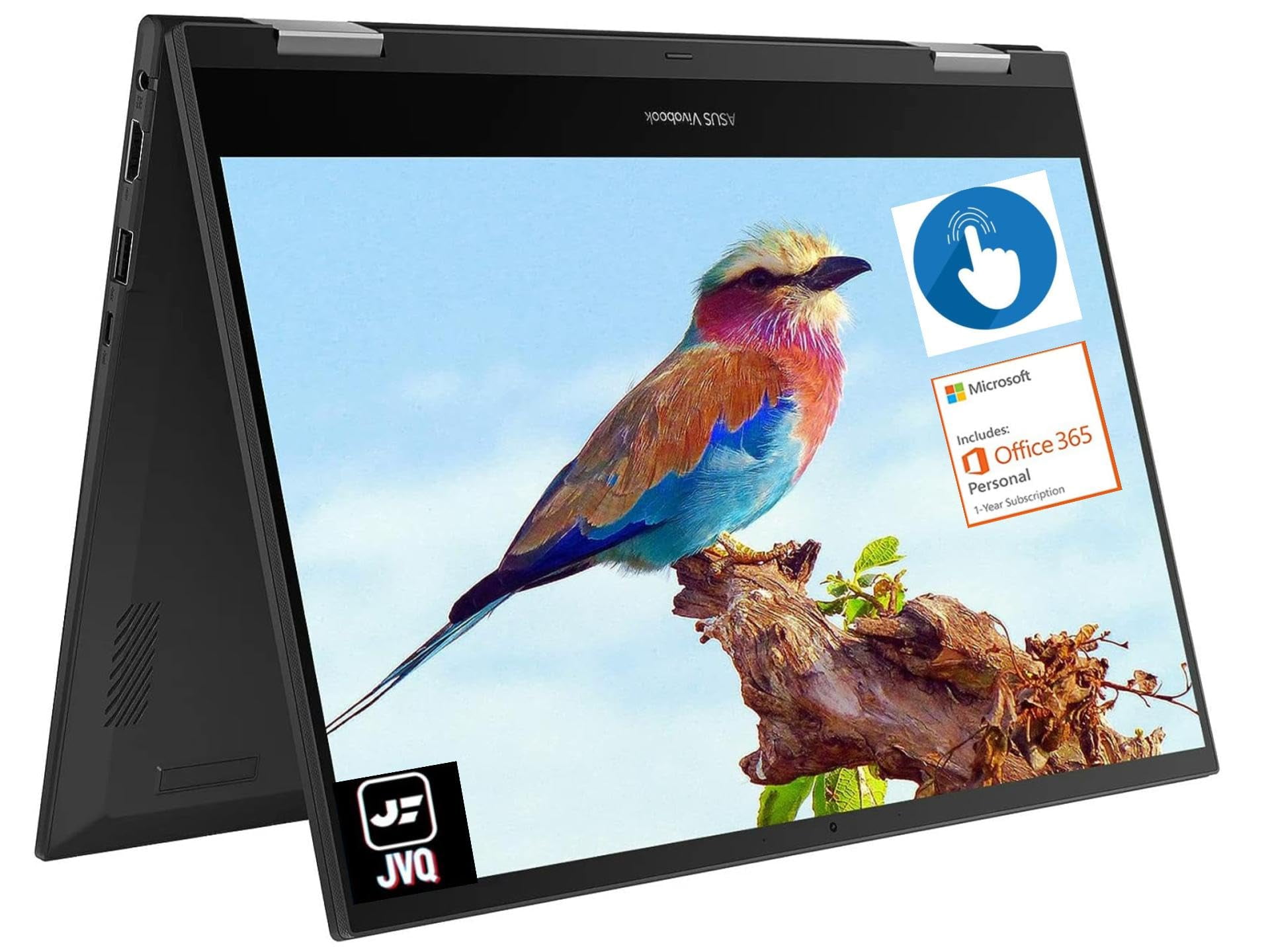 ASUS Thin and Light VivoBook, 14 HD Touchscreen 2-in-1 Laptop, 4GB RAM, 1TB SSD, Intel Celeron ...