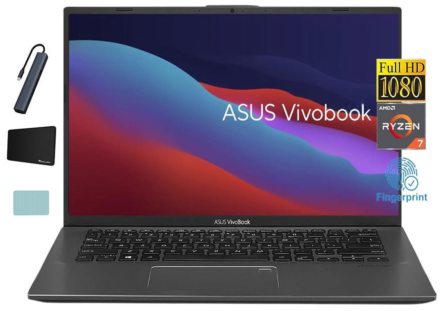 ASUS VivoBook 14'' FHD Laptop, AMD Ryzen7 3700U, 12GB DDR4 RAM, 512GB ...