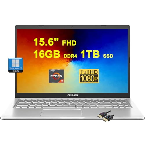 ASUS VivoBook 15 Business Laptop | 15.6" FHD Anti-Glare | AMD Ryzen 3 ...