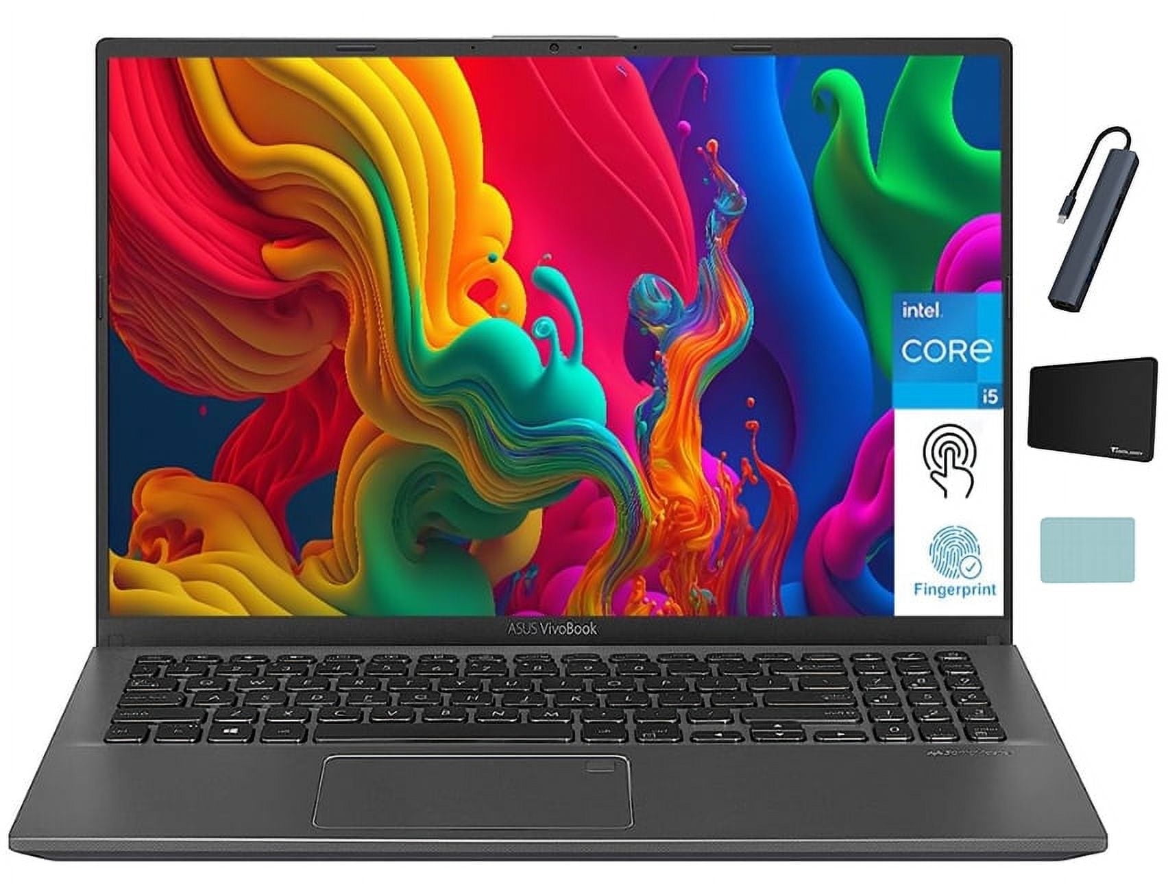 ASUS VivoBook 15 Thin and Light Laptop, 15.6” FHD TouchScreen, Intel i5-1035G1, 64GB DDR4 RAM ...