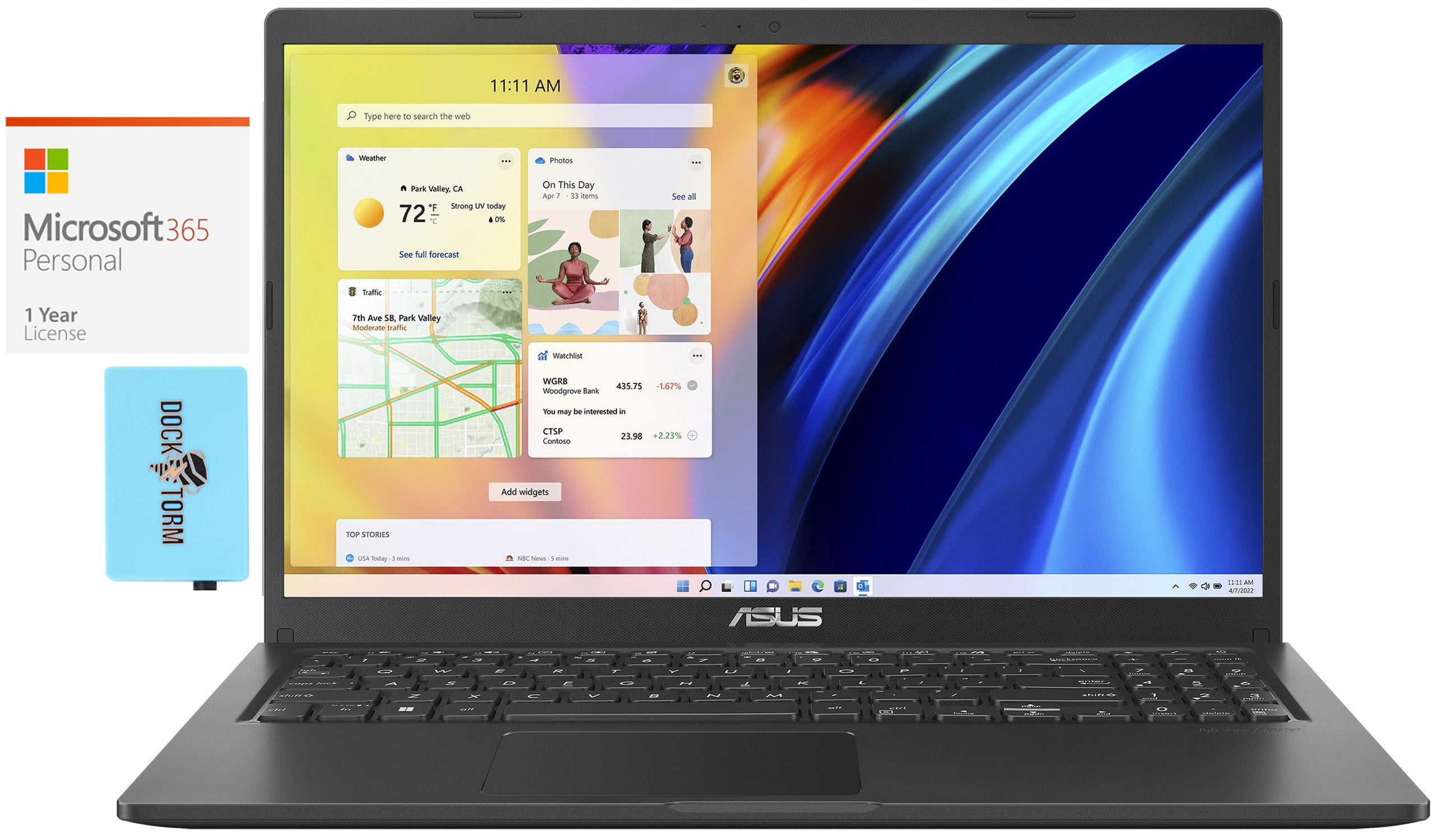 ASUS VivoBook F1500EA Home/Business Laptop (Intel i5-1135G7 4-Core, 15 ...