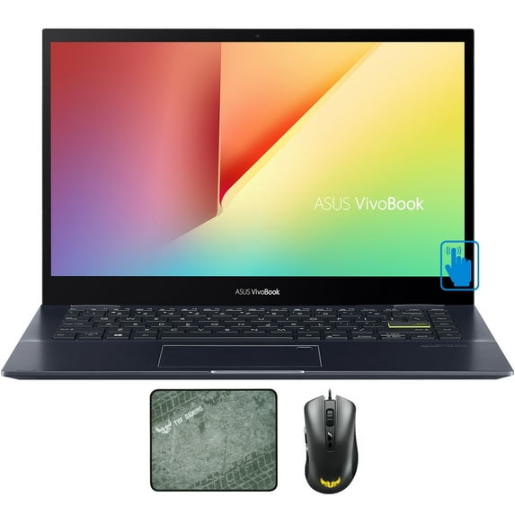 ASUS VivoBook Flip 14 Home/Business 2-in-1 Laptop (AMD Ryzen 7 5700U 8 ...