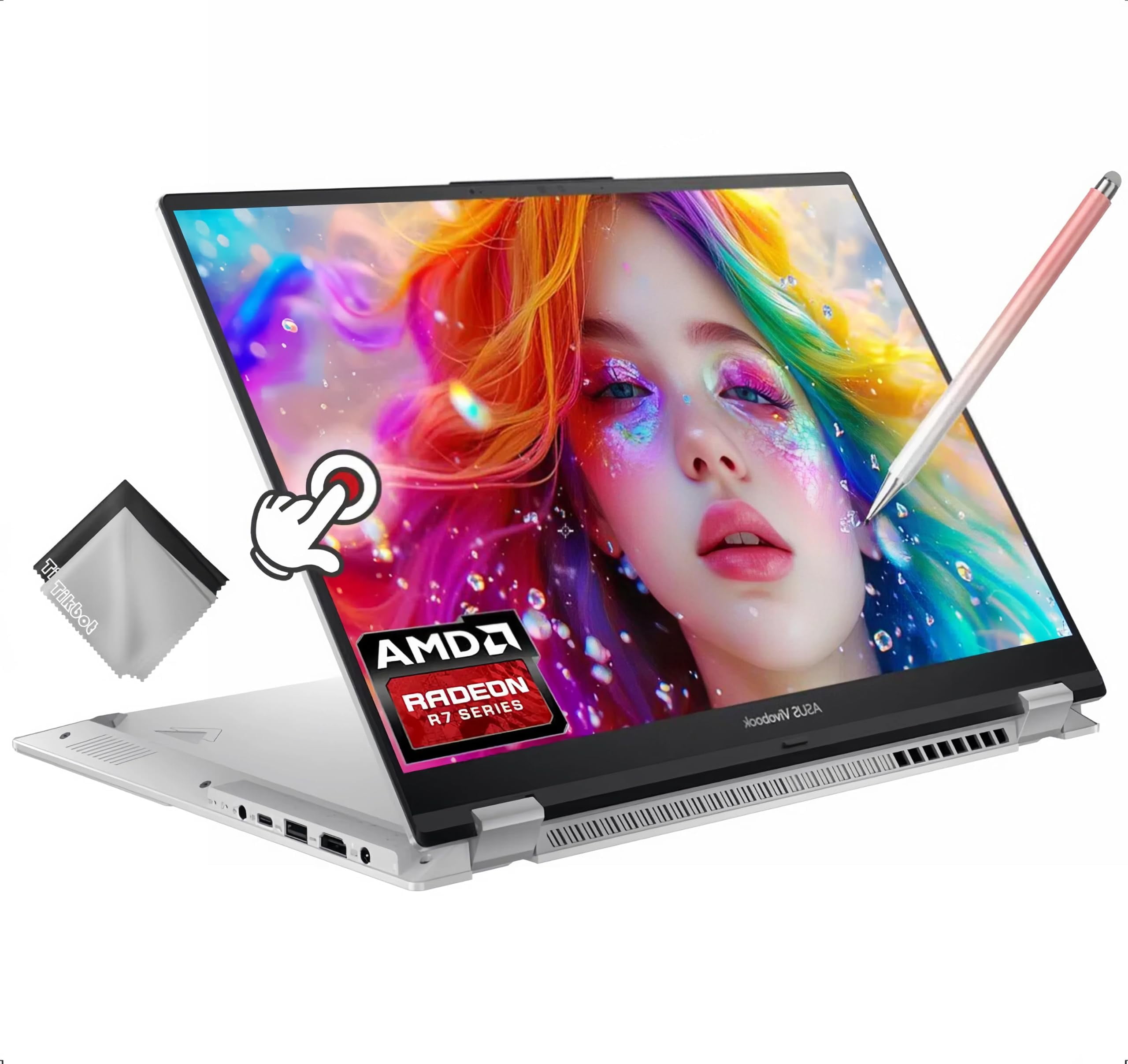 ASUS VivoBook S 16 Flip 2-in-1 Laptop, 16"FHD Touchscreen Display, AMD ...