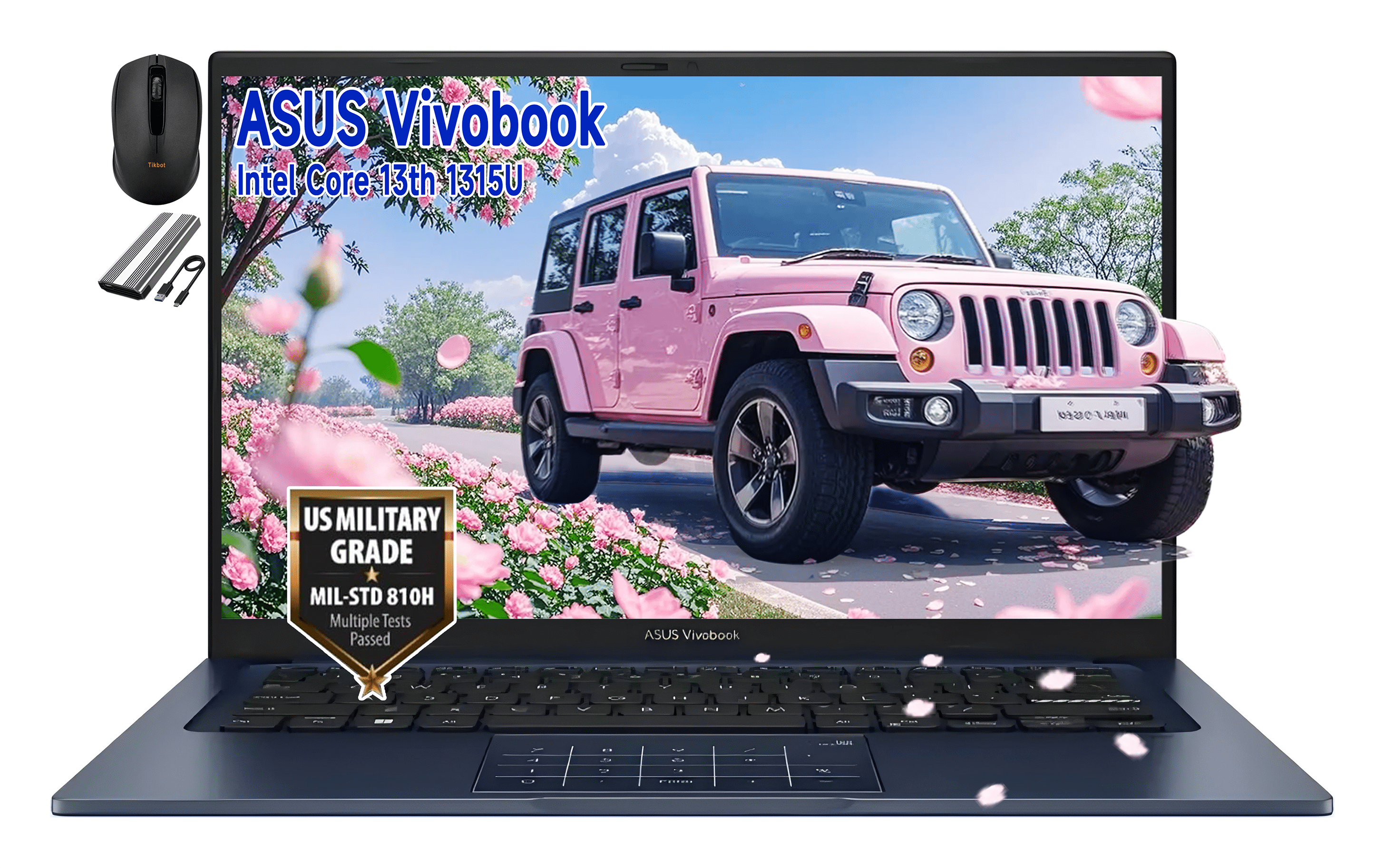 ASUS Vivobook 14" FHD Laptop, Intel Core 13th 1315U, 12GB RAM, 640GB ...