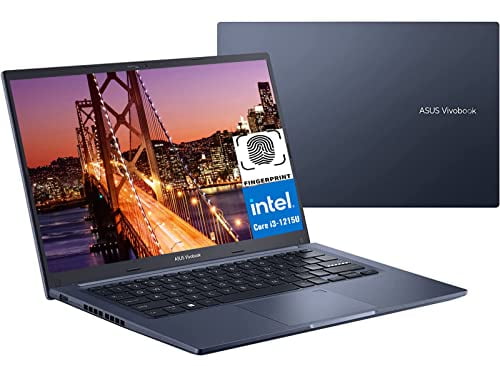 ASUS Vivobook 14" FHD Slim Laptop Intel 12th Gen 6 Cores i3-1215U Up to ...