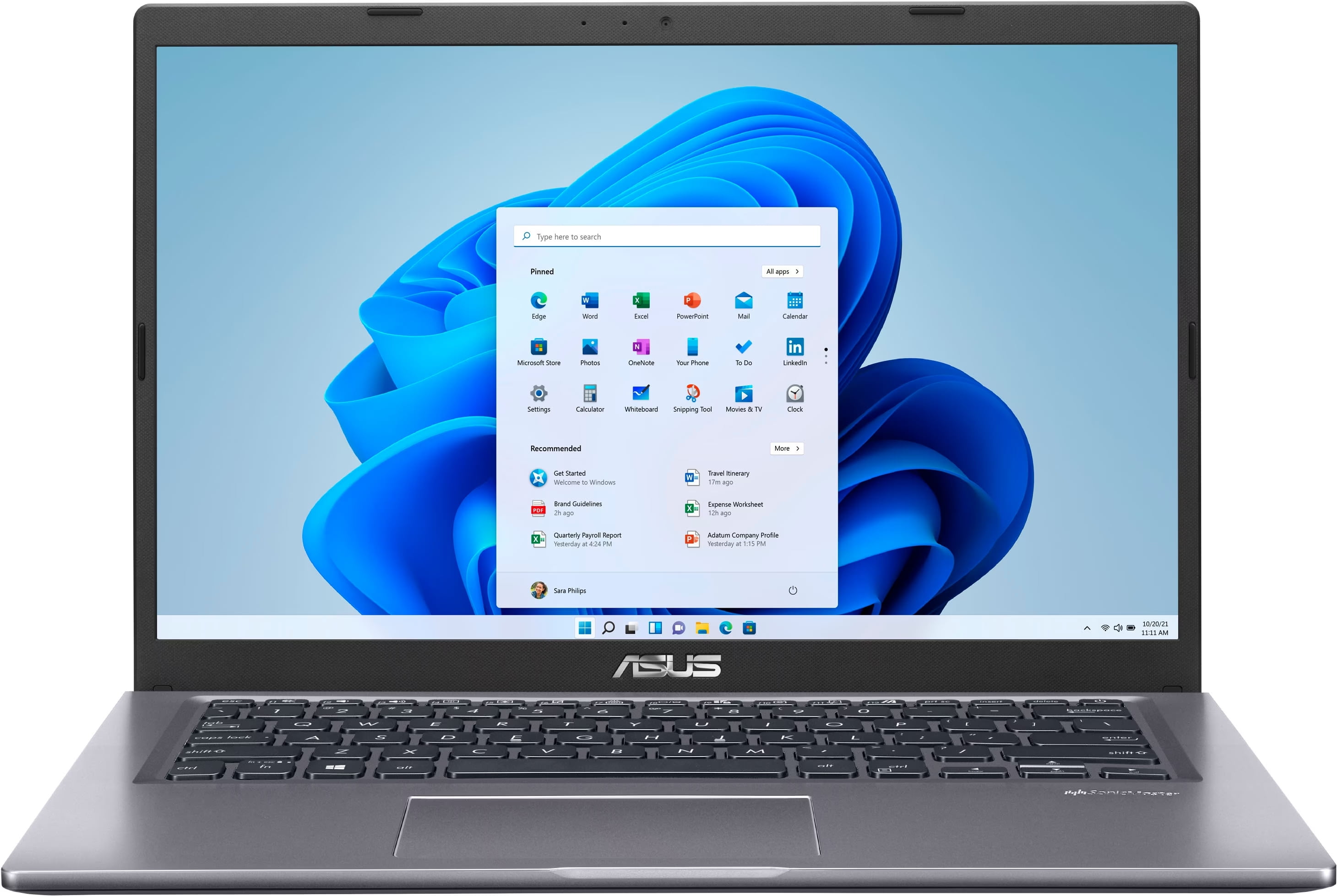 ASUS Vivobook 14 Thin and Light Slate Grey Laptop 14.0in HD Display ...