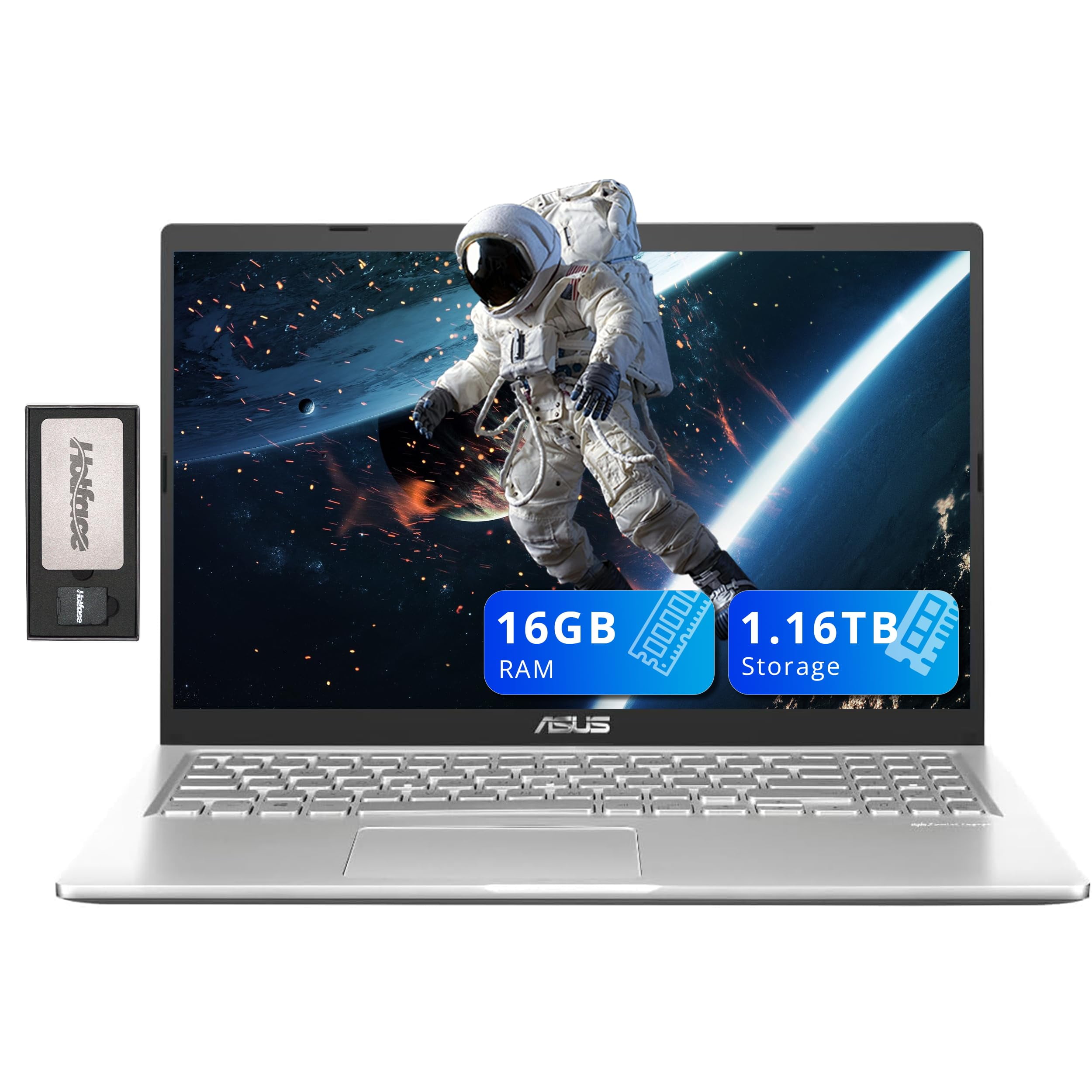 ASUS Vivobook 15.6" FHD Business Laptop, AMD Ryzen 3 3250U, 16GB RAM, 1 ...