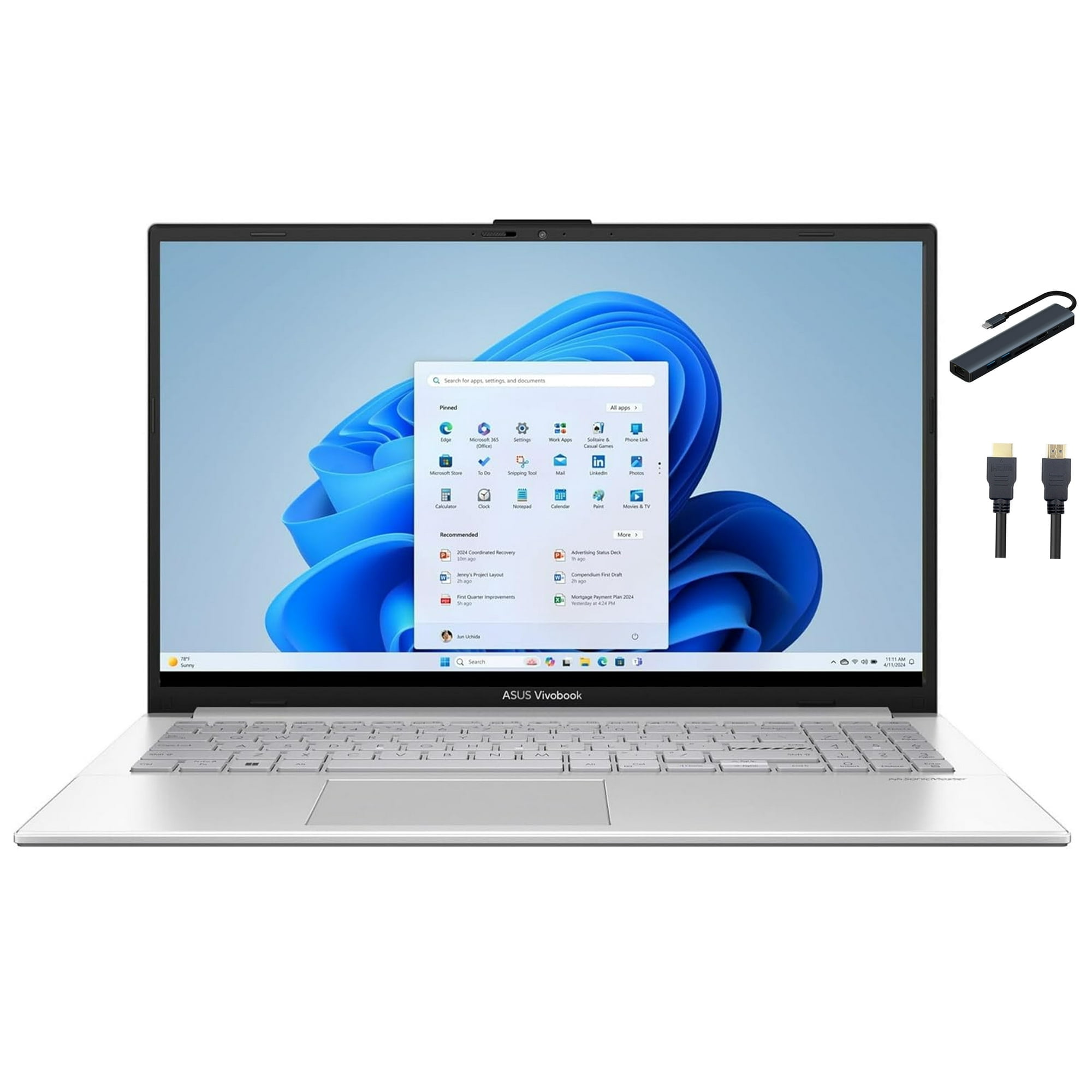 ASUS Vivobook 15.6'' FHD PC Laptop, AMD Ryzen 5 7520U, AMD Radeon ...