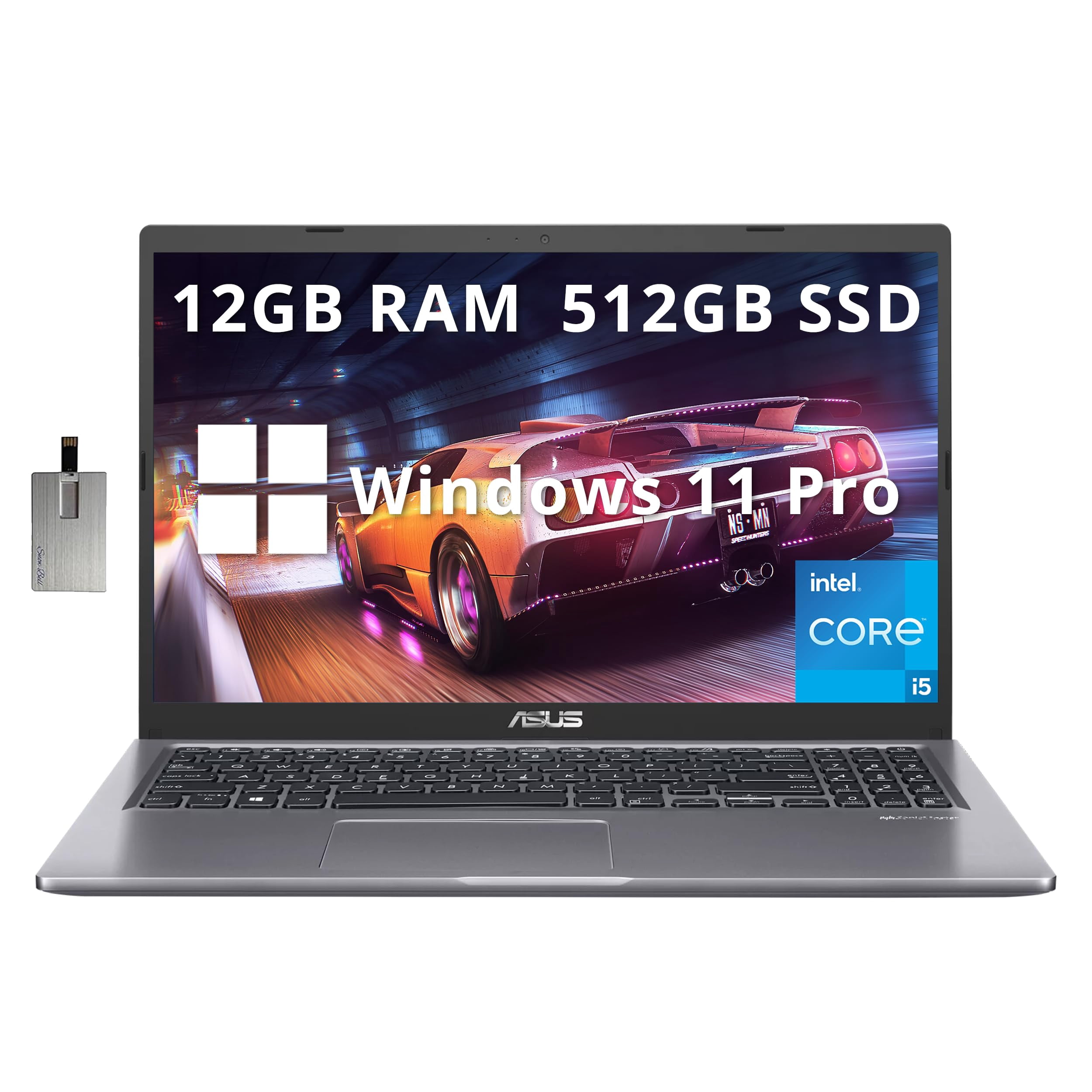 ASUS Vivobook 15.6" FHD Touchscreen Laptop, Intel Core i5-1135G7, 12GB ...