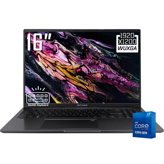 ASUS Vivobook 16 Business Laptop, 16" FHD+ 1920 x 1200 LCD Thin Bezel ...
