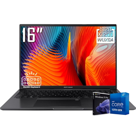 ASUS Vivobook 16 Business Laptop, 16" FHD+ 1920 x 1200 LCD Thin Bezel ...