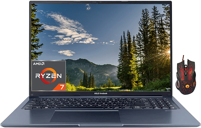 "ASUS Vivobook 16"" HD Laptop, AMD Ryzen 7 5800HS, 40GB RAM, 2TB SSD ...