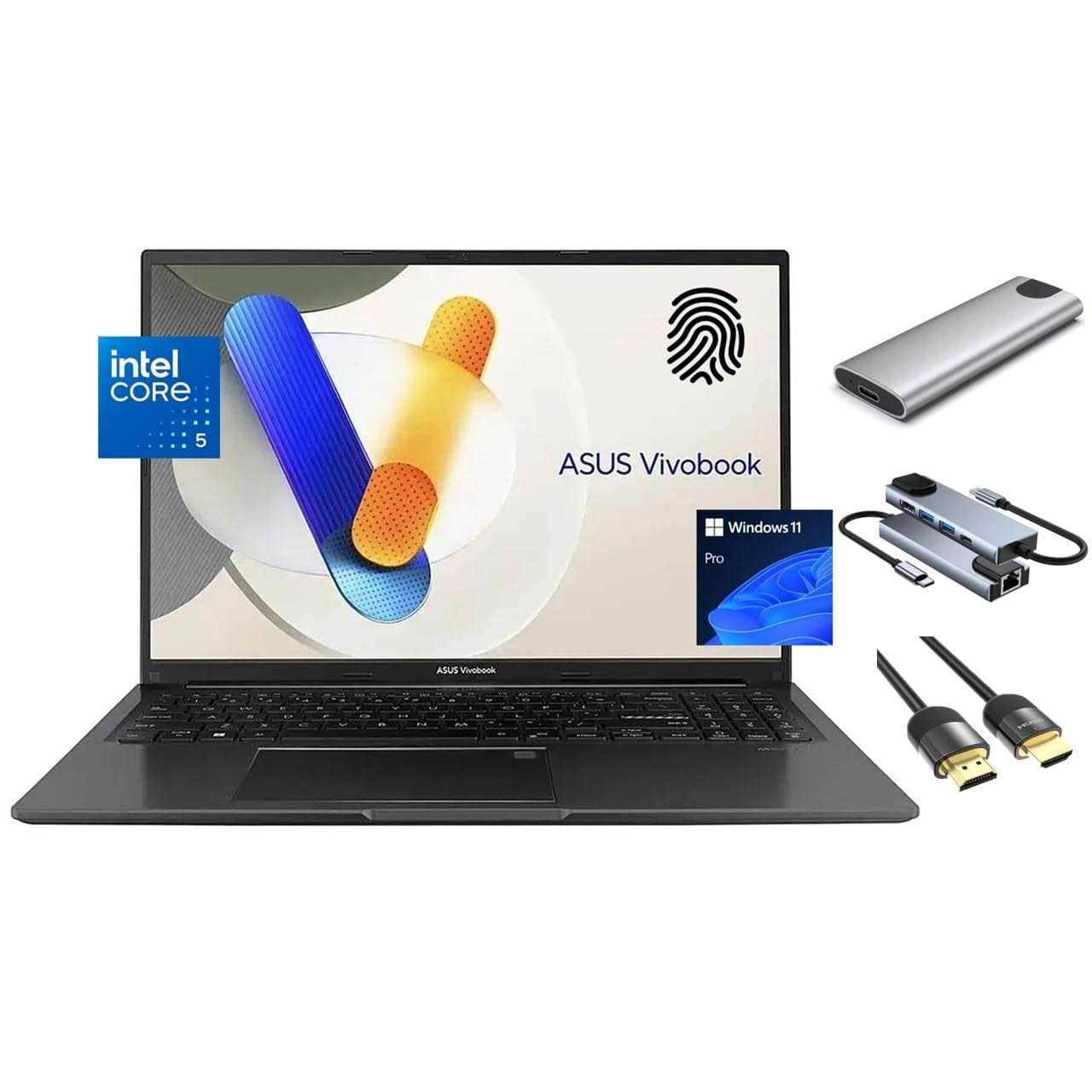 ASUS Vivobook 16 OLED Laptop, 16" 2K Display, 10-Core Intel Processor (Beats i7-1355U), 16GB RAM ...