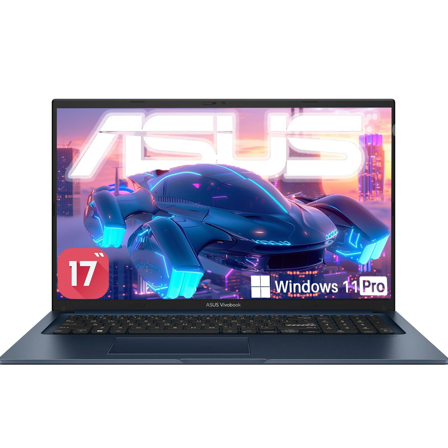 ASUS Vivobook 17.3'' FHD Laptop, Intel Core 6-core i3 CPU, Fast Wi-Fi 6E, USB-C, Windows 11 ...