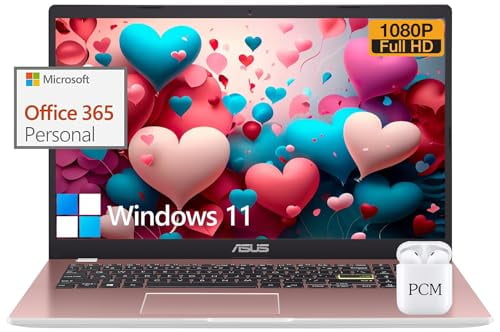 ASUS Vivobook Go 15 Laptop Computer, 15.6" IPS FHD Thin PC, Intel ...