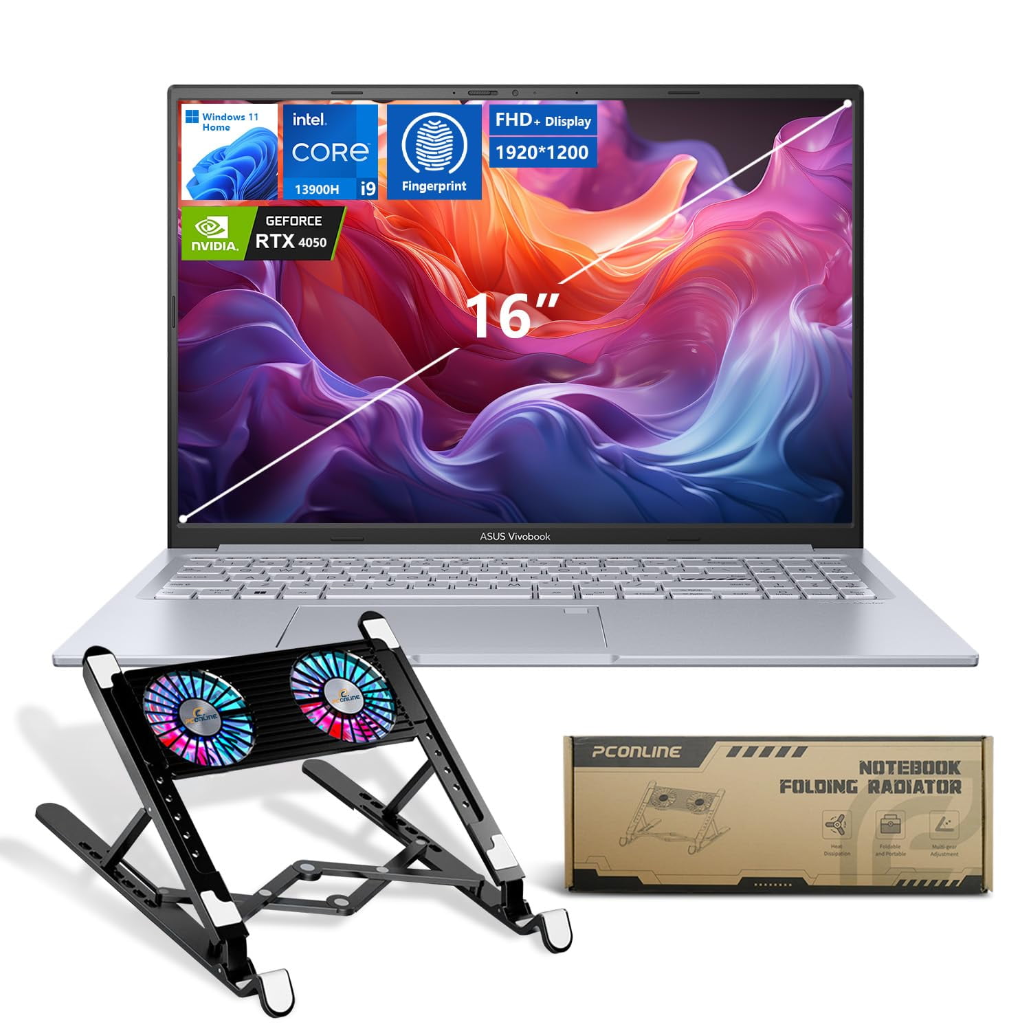 ASUS Vivobook Pro AI Copilot Business Laptop, 16" FHD+, Intel Core i9 ...