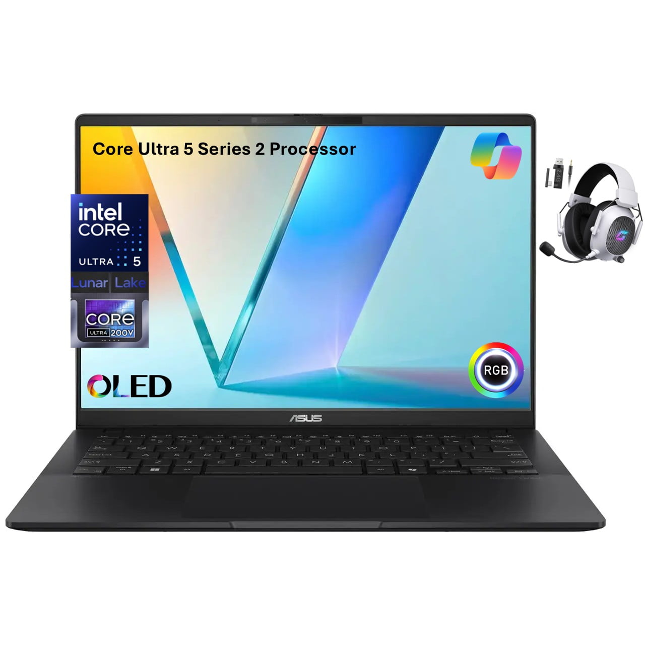 ASUS Vivobook S 14 OLED Laptop, WUXGA 600nits Display, Ultra 5 Series 2 ...