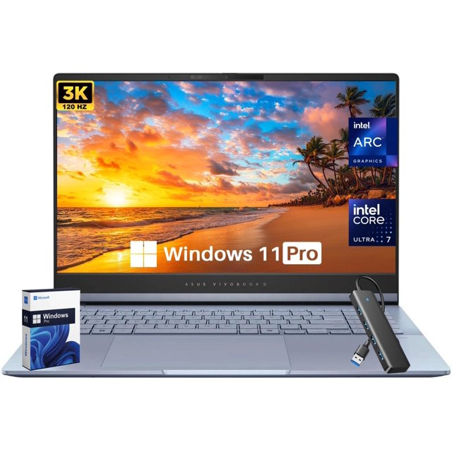 ASUS Vivobook S 15 OLED Laptop, 15.6" 3K OLED 120Hz Display, Intel ...