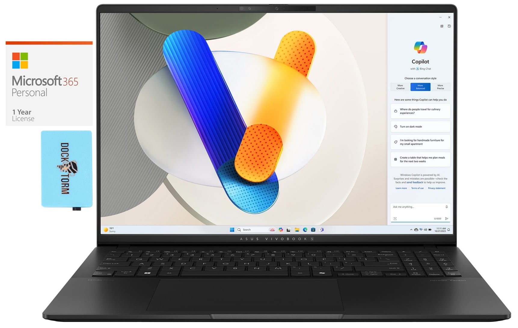 ASUS Vivobook S 16 OLED Business Laptop (AMD Ryzen 9 8945HS 8-Core, 16 ...