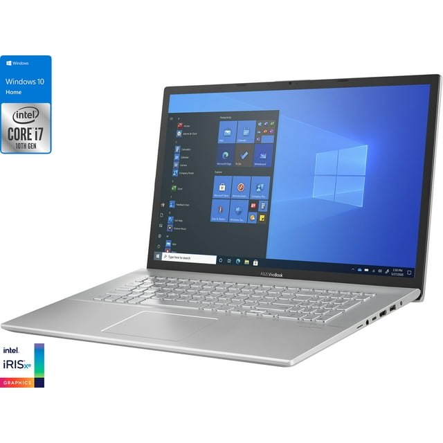 ASUS Vivobook X712JA Laptop, 17.3" HD+ Display, Intel Core i7-1065G7 ...
