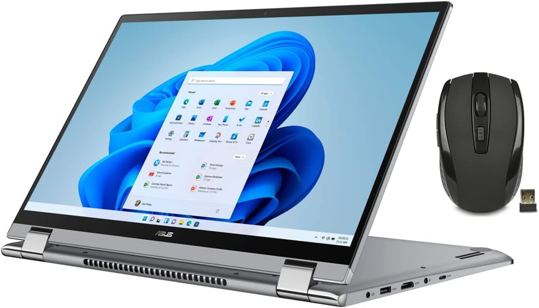 ASUS ZenBook 2 in 1 15.6” FHD Touch Screen LED Display Laptop | AMD ...