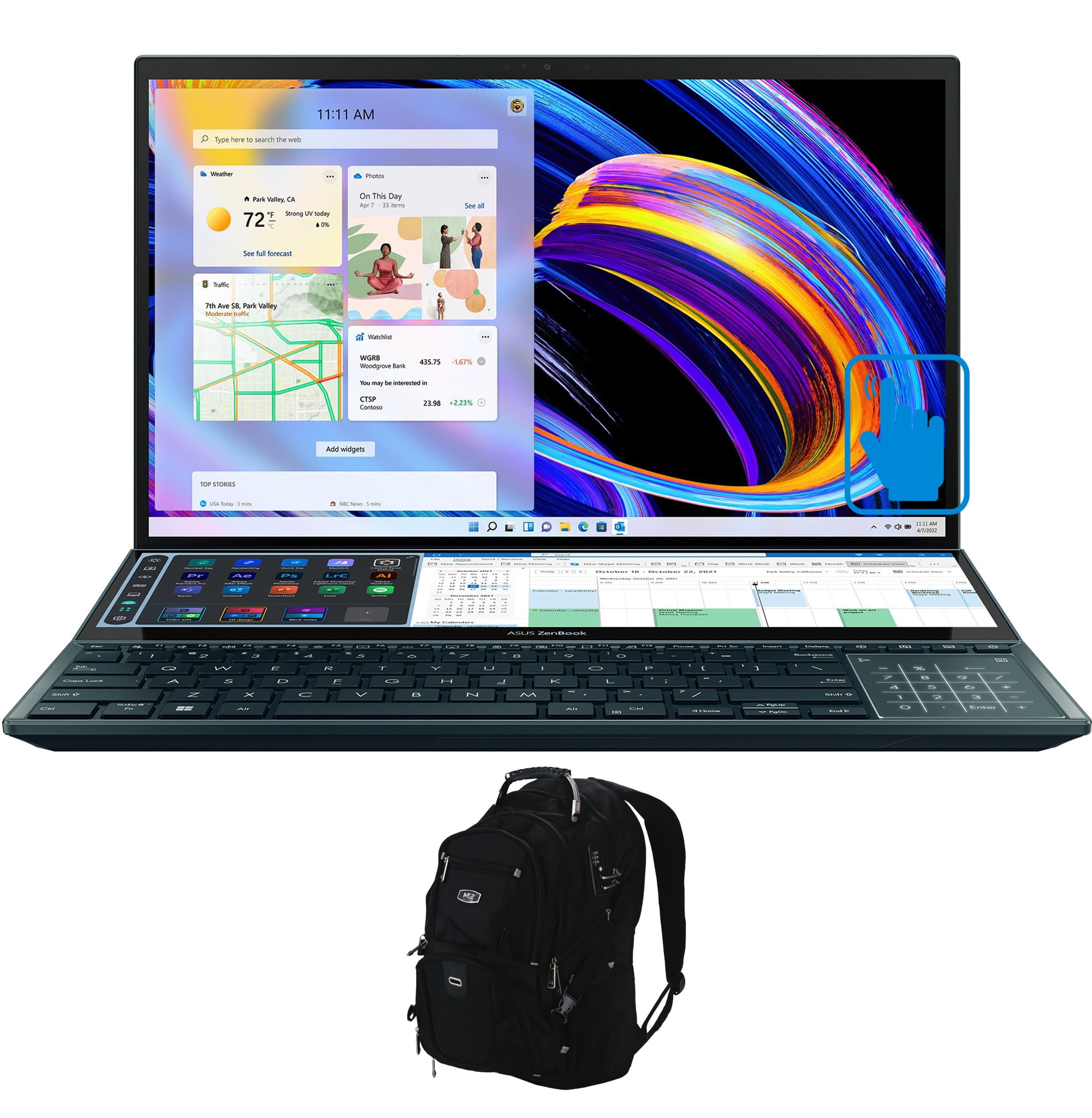 ASUS ZenBook Pro Duo 15 UX582ZM Gaming/Business Laptop (Intel i7-12700H ...