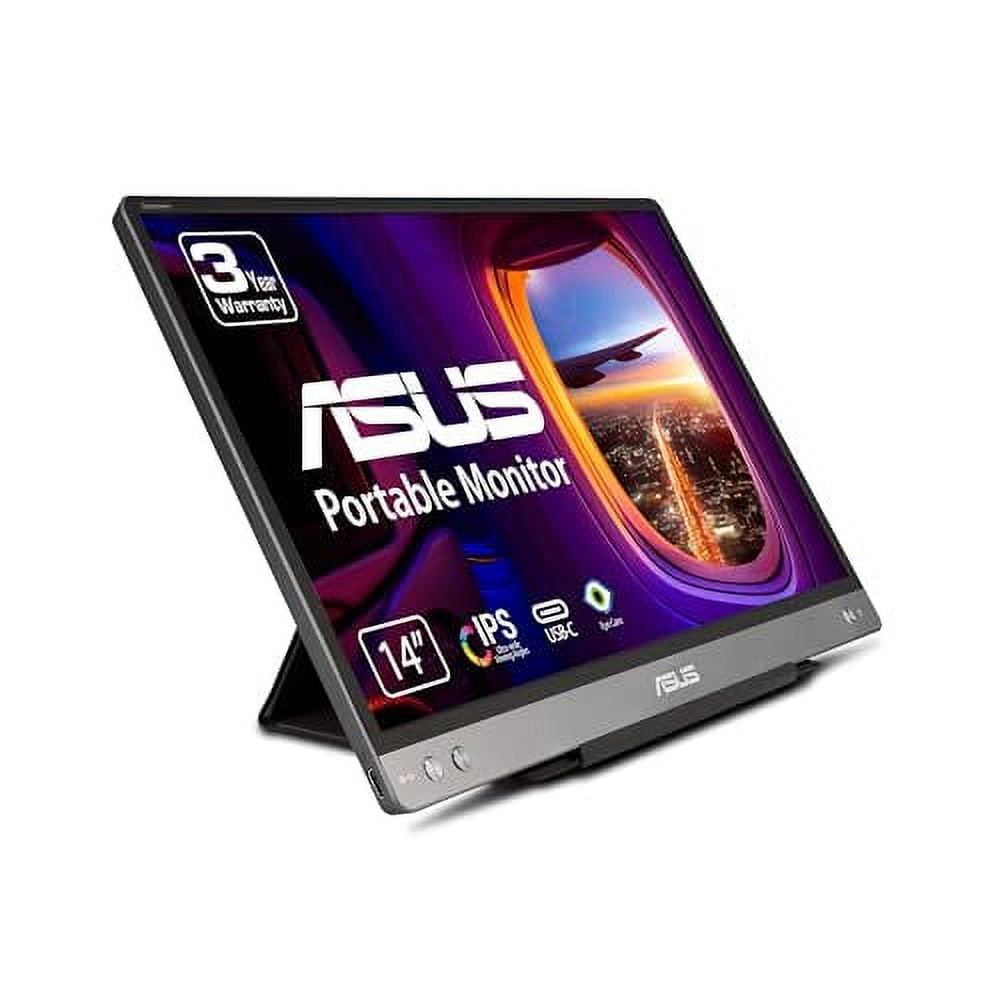 ASUS ZenScreen MB14AC 14" Portable USB Monitor, 1080P Full HD, IPS, USB ...