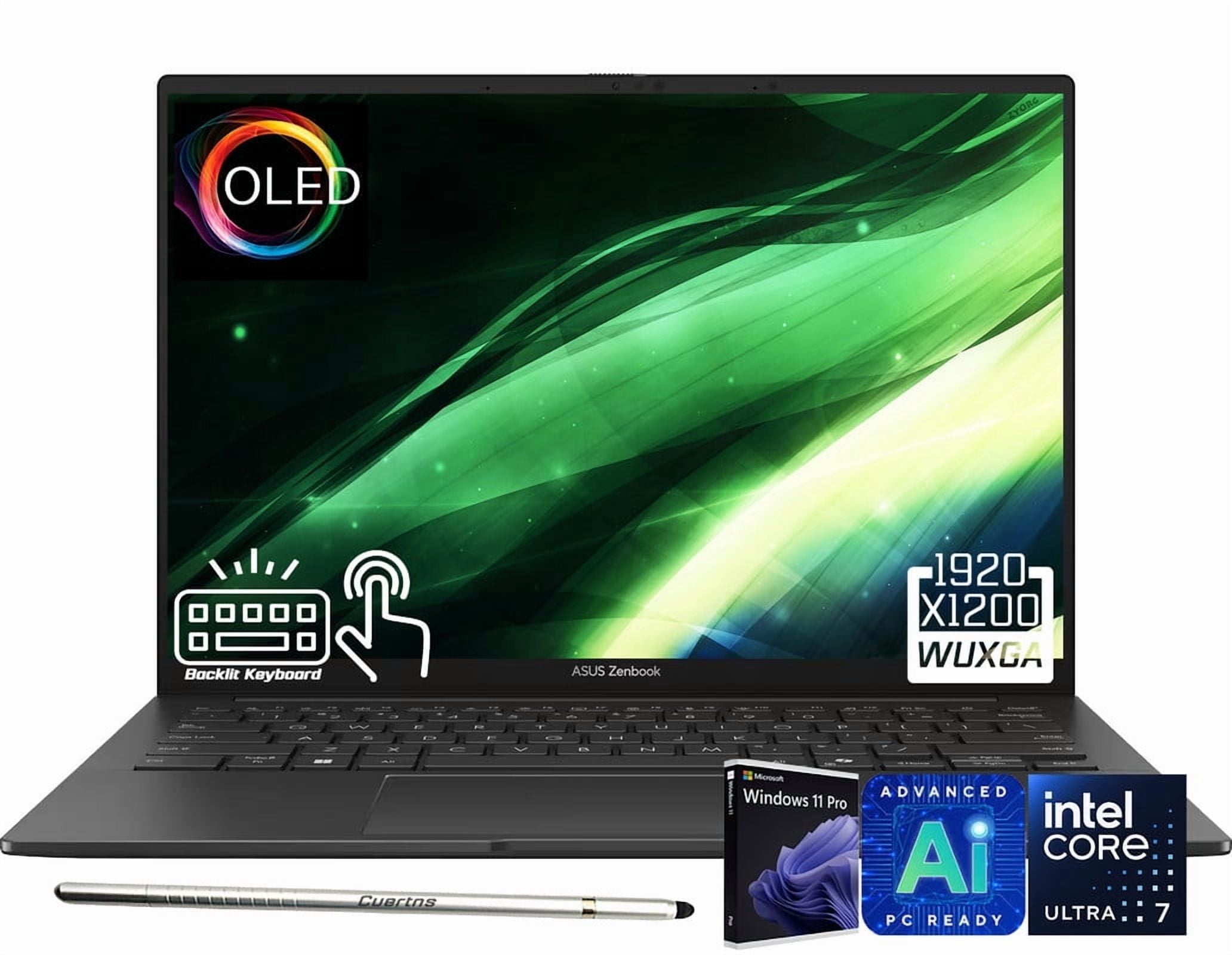 ASUS Zenbook 14 AI Copilot+ AI PC Laptop, 14" FHD+ 1920 x 1200 OLED ...