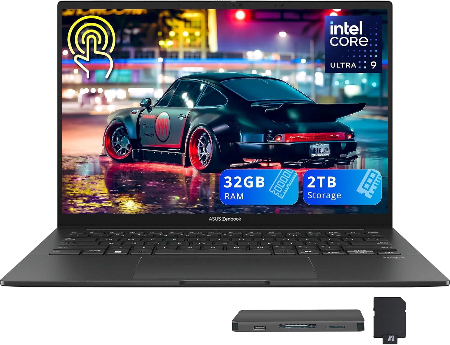 ASUS Zenbook 14" FHD+ OLED Touch Laptop, Intel Core Ultra 9 285H, 32GB ...