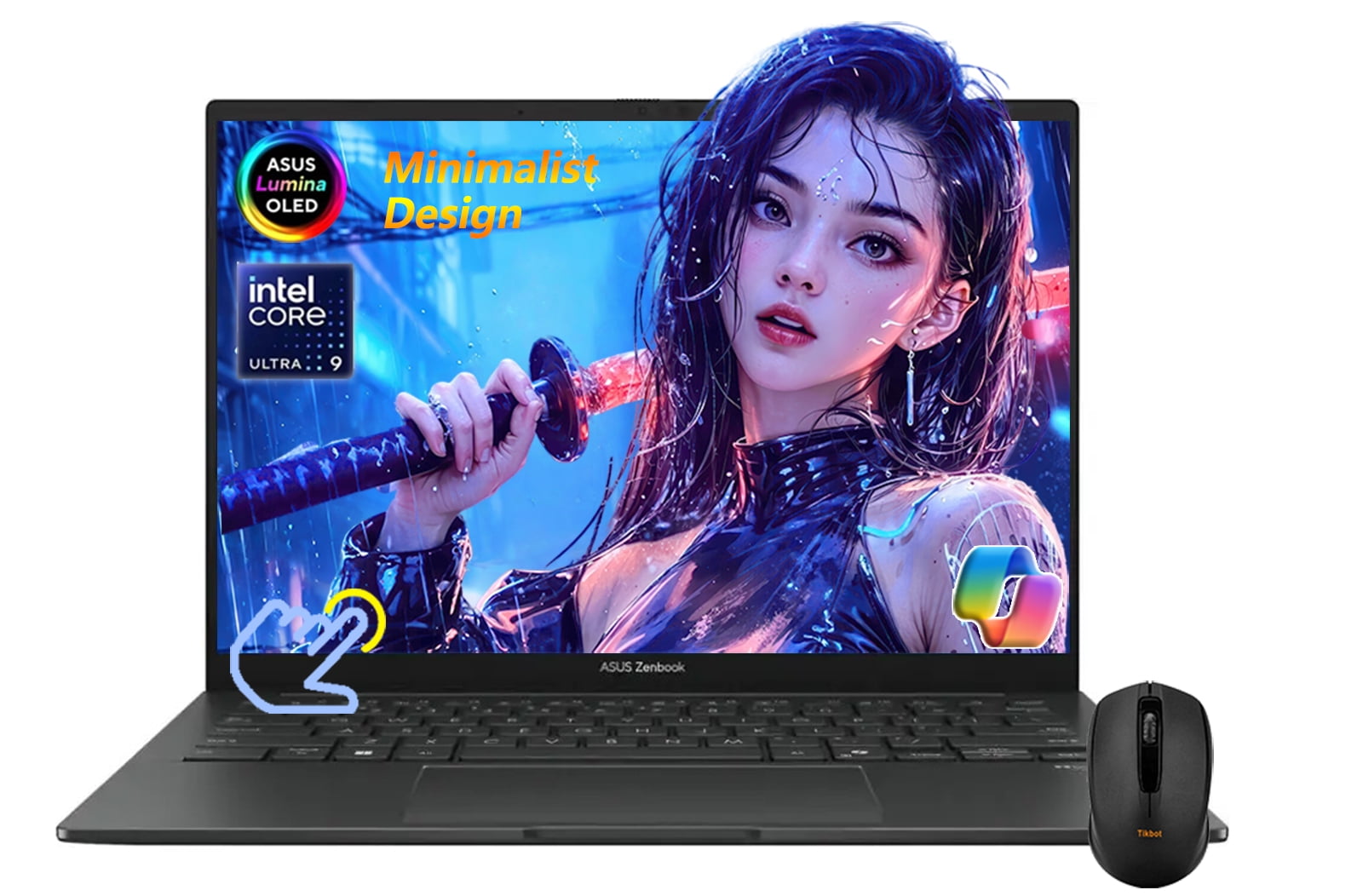 ASUS Zenbook 14" OLED TouchScreen Laptop, WUXGA(1920x1200), Intel Core Ultra 9 285H Up to 5.4GHz ...