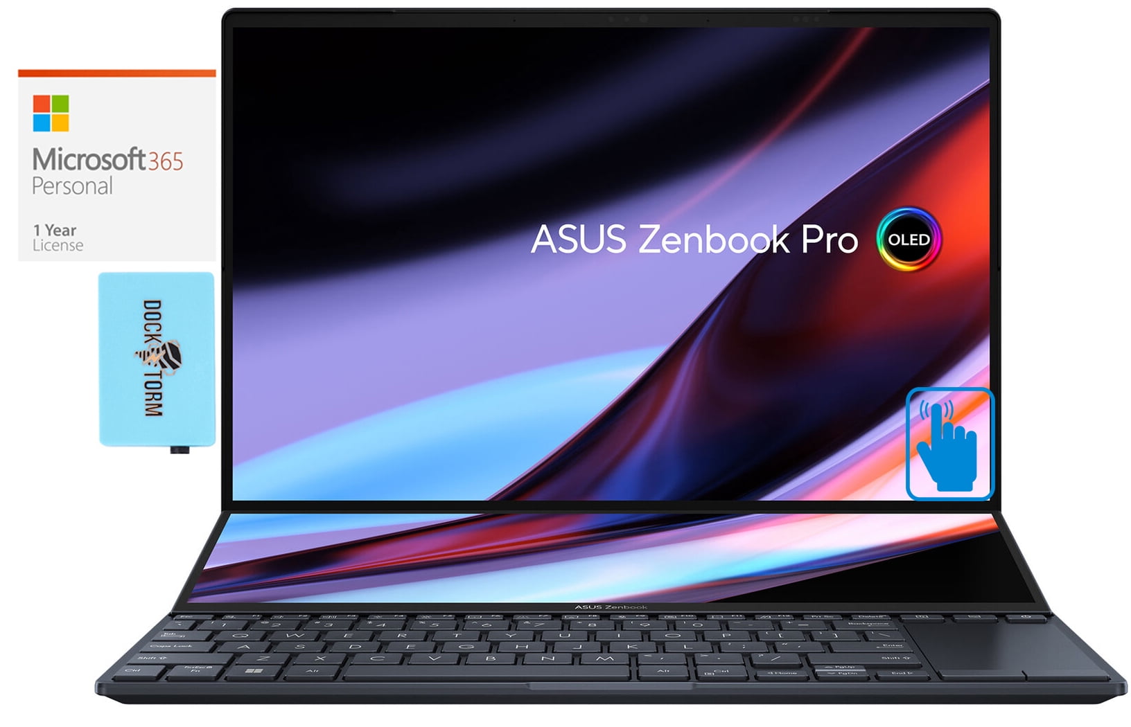 Restored ASUS Zenbook Pro 14 Duo Gaming/Entertainment Laptop (Intel i9 ...