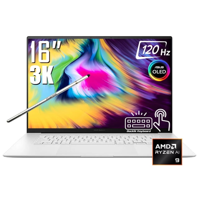 ASUS Zenbook S16 AI Copilot+ Laptop, 16" 3K 2880 x 1800 120Hz OLED ...