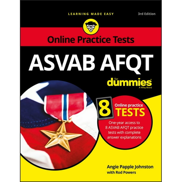 ASVAB Afqt for Dummies : Book + 8 Practice Tests Online (Edition 3 ...