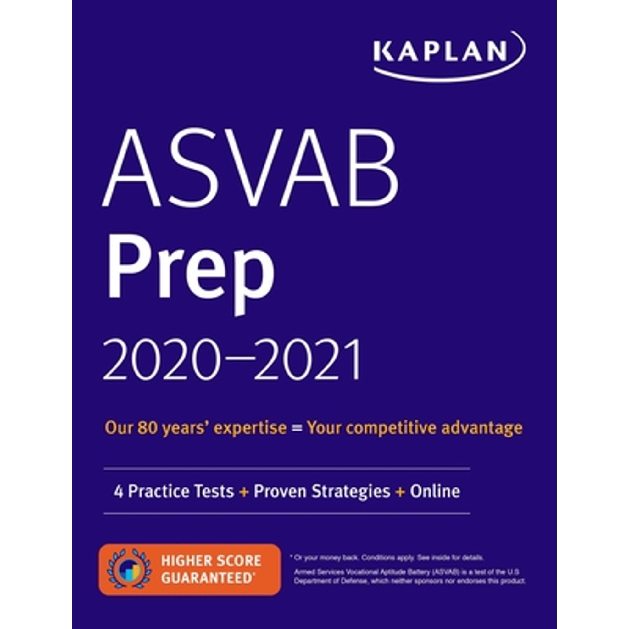 Pre-Owned ASVAB Prep 2020-2021: 4 Practice Tests + Proven Strategies ...