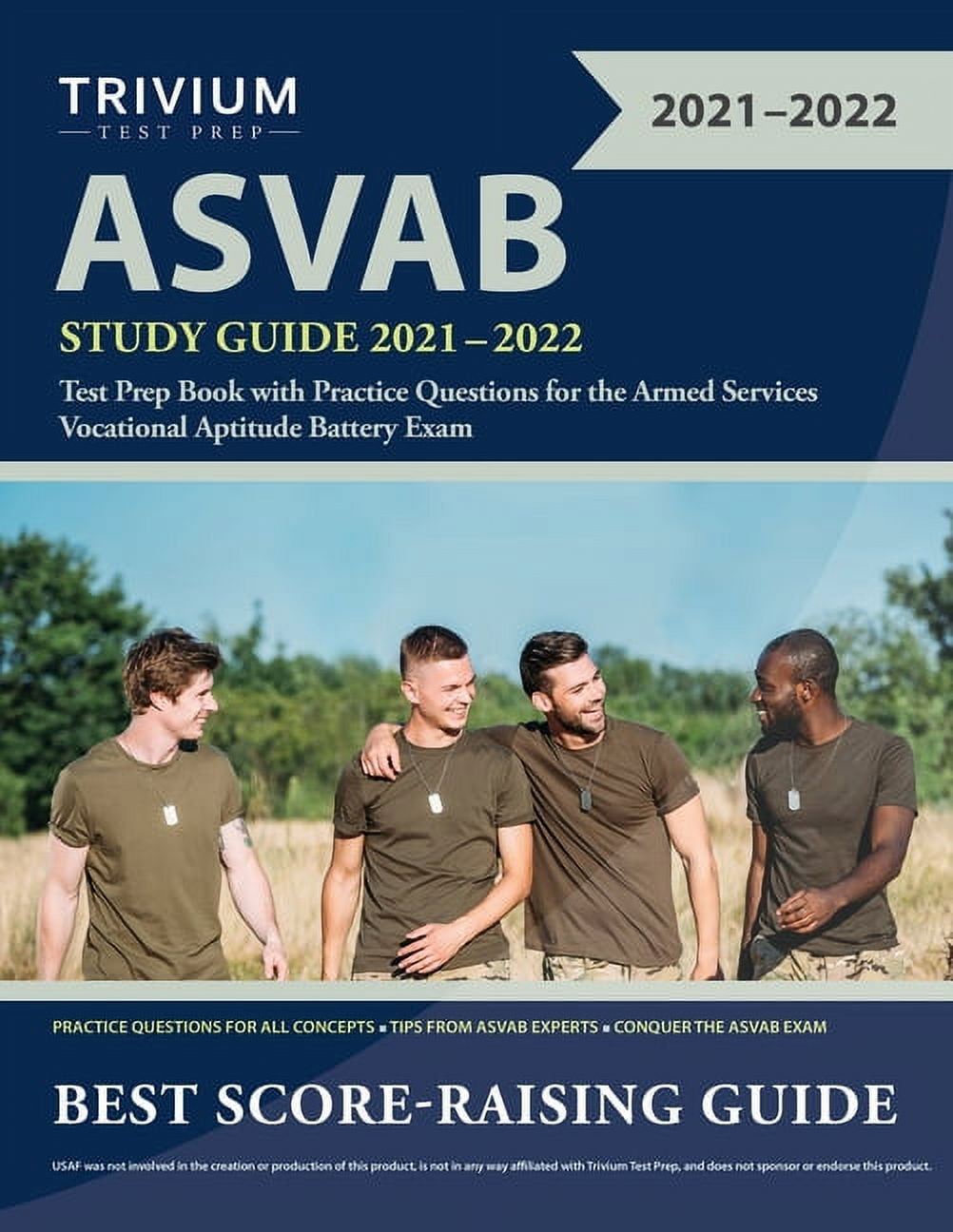 ASVAB Study Guide 2021-2022 (Paperback) - Walmart.com