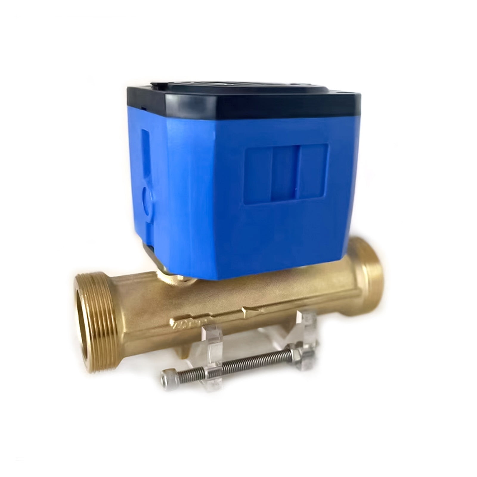 ASW-1 Ultrasonic Liquid Flow Meter, RS485/USART Small Diameter DN15-40mm Threaded Connection ...