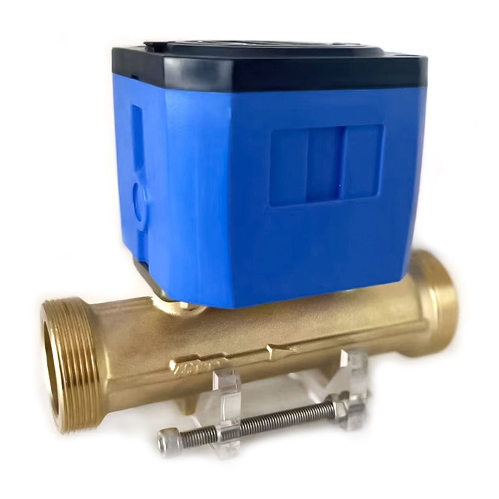 ASW-1 Ultrasonic Liquid Flow Meter, RS485/USART Small Diameter DN15-40mm Threaded Connection ...