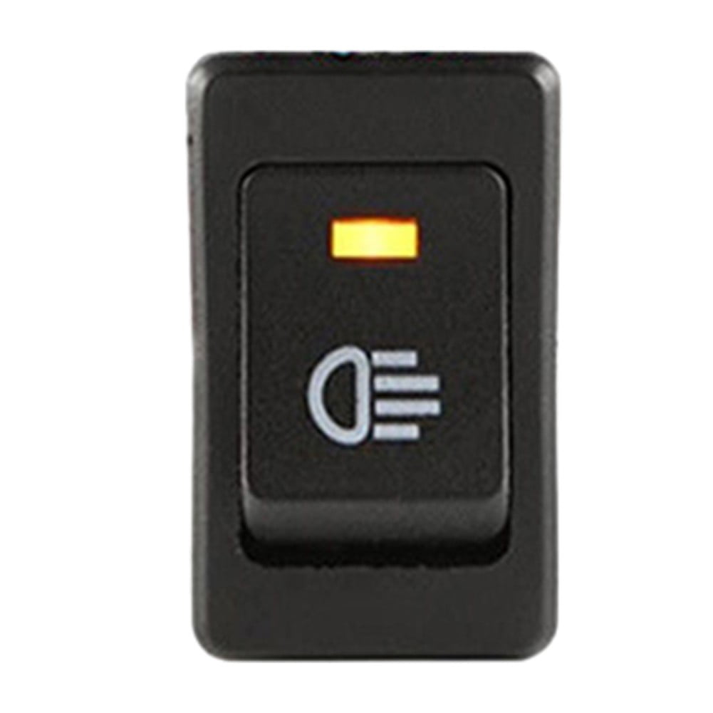 ASW-17D Rocker Switch ON-OFF 2 Positions 4 Pin LED 12V 35A Fog Light ...