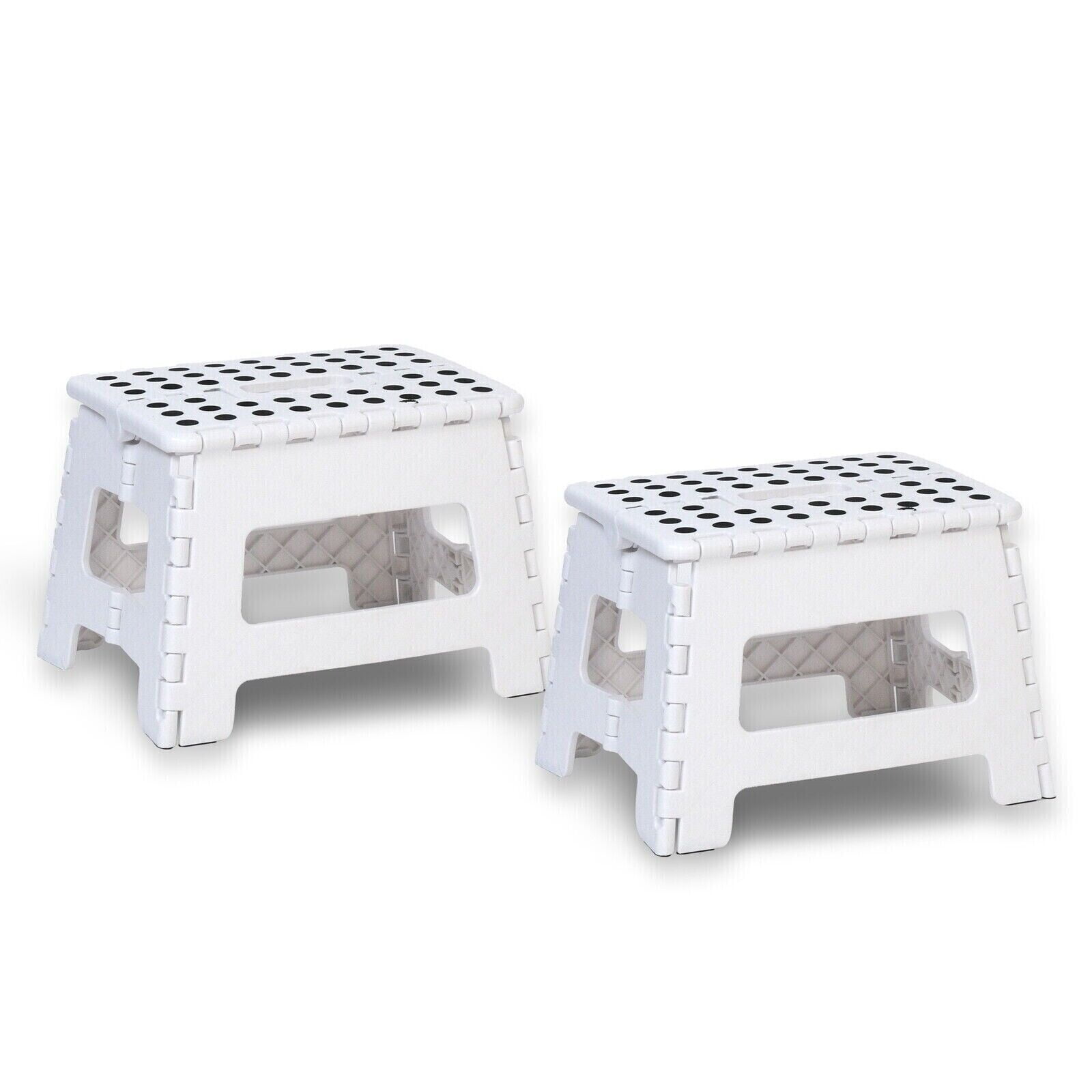 ASpecialty 9-Inch 2 Pack Folding Step Stools: Portable, Space-Saving ...