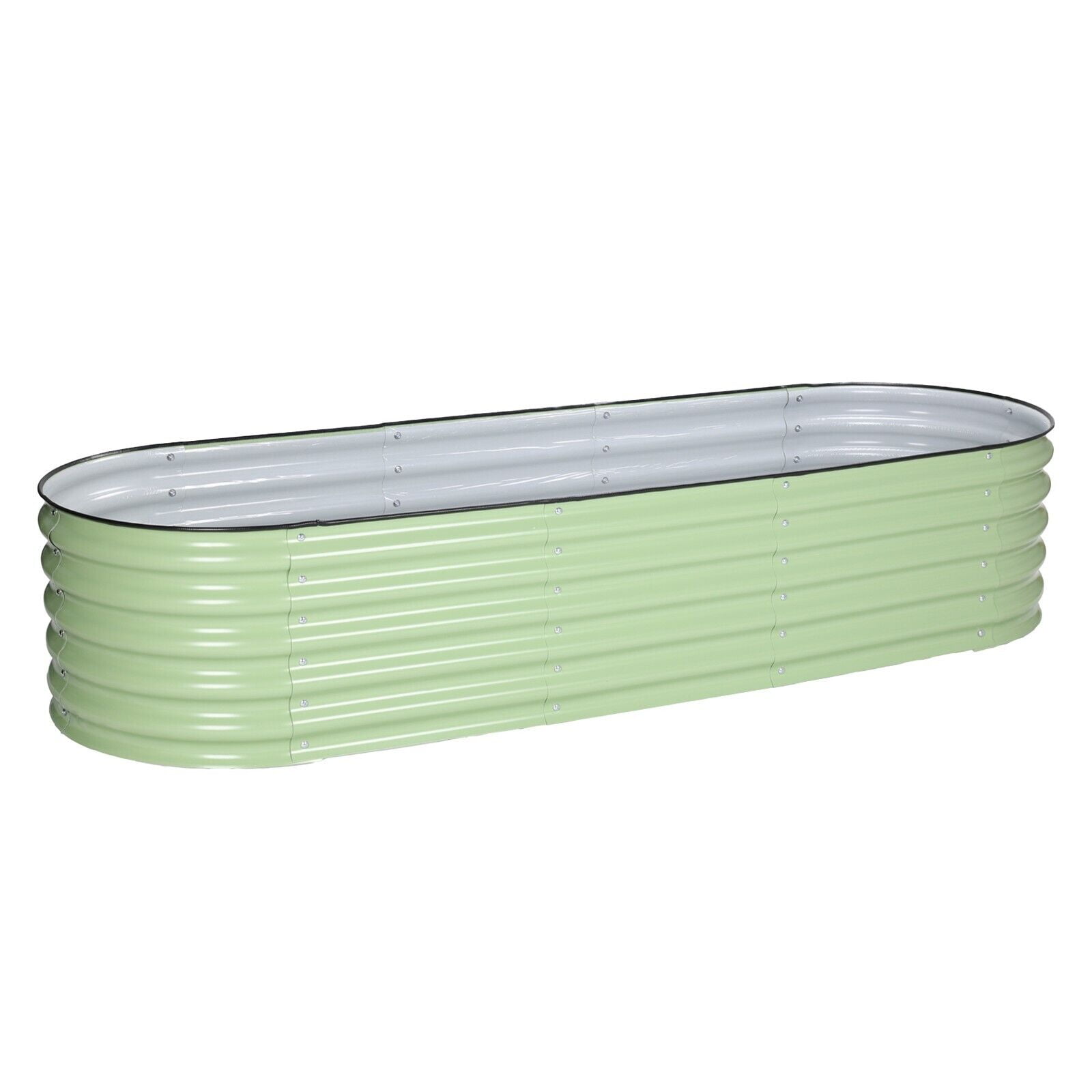 ASpecialty Garden Bed Large Galvanized Raised Planter Box Herb 6-in-1 ...