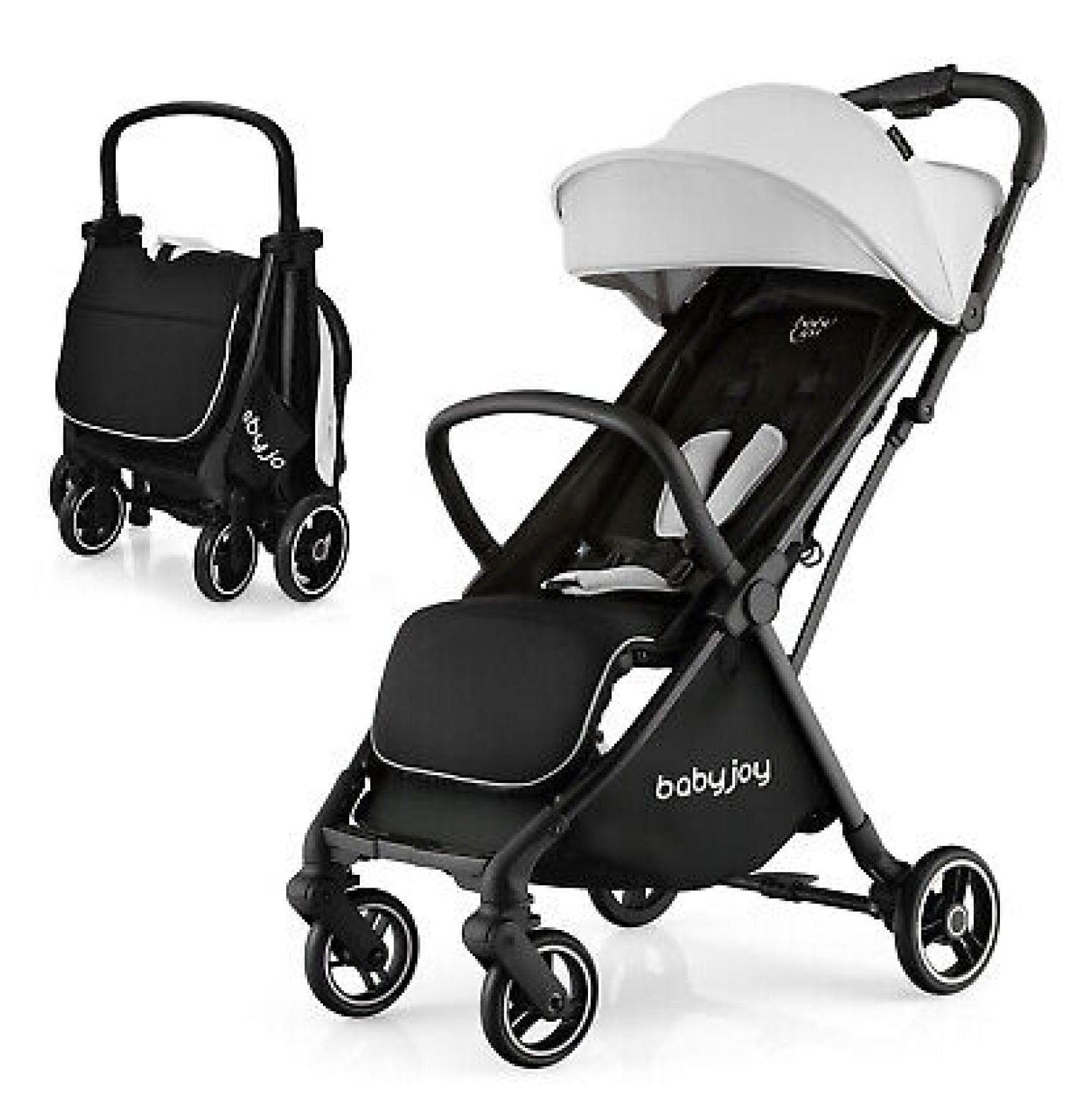 ASpecialty Portable Baby Stroller One-Hand Fold Pushchair W/ Aluminum ...
